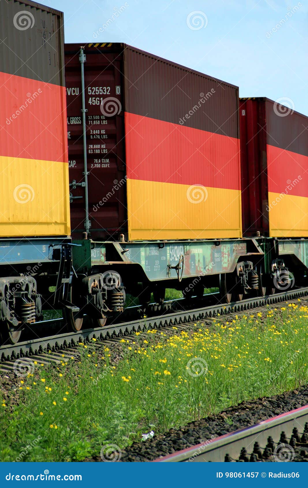 Train Freight Transportation Editorial Photography - Image of road ...