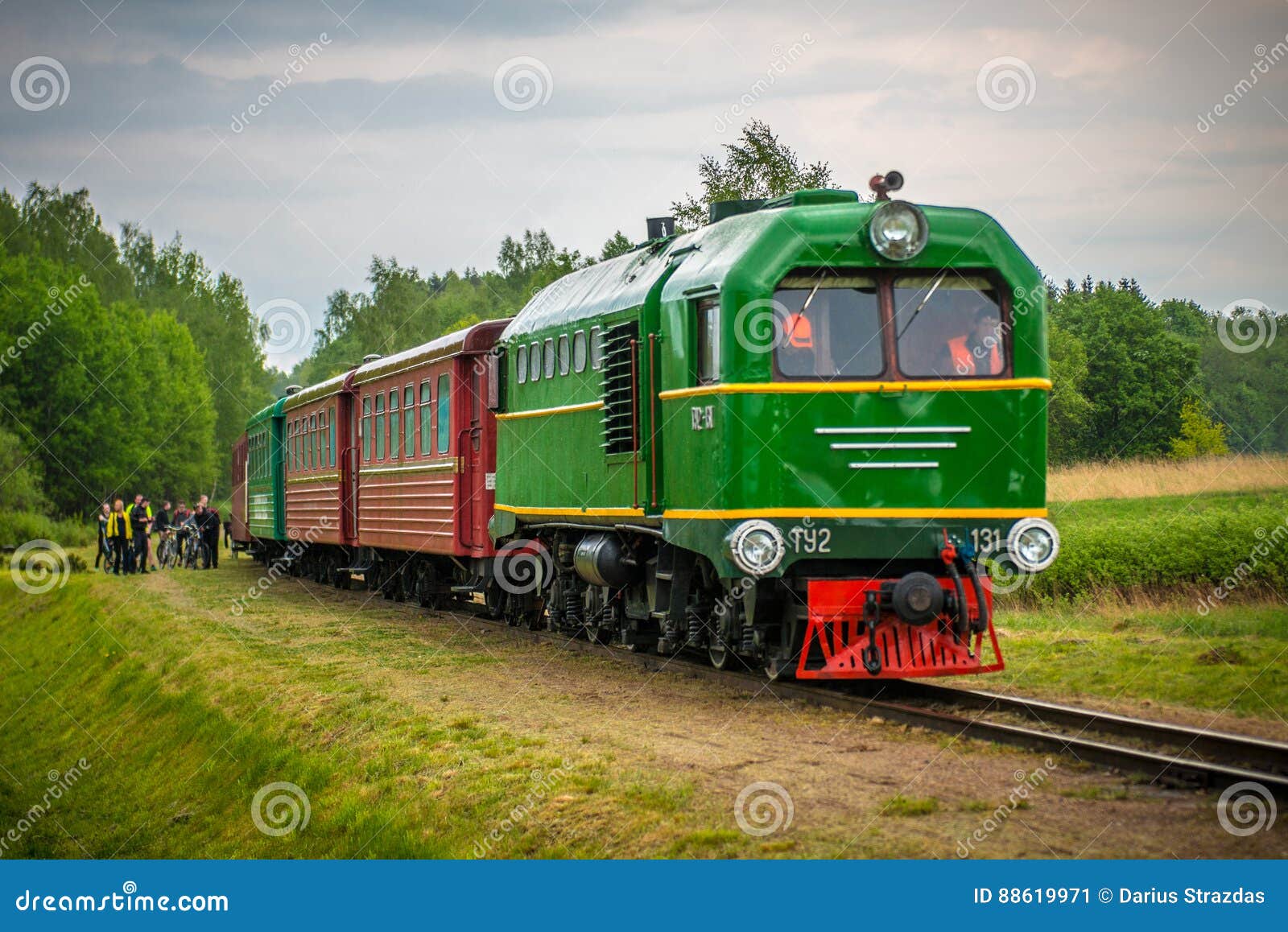 Train front view editorial photo. Image of anyksciai - 88619971