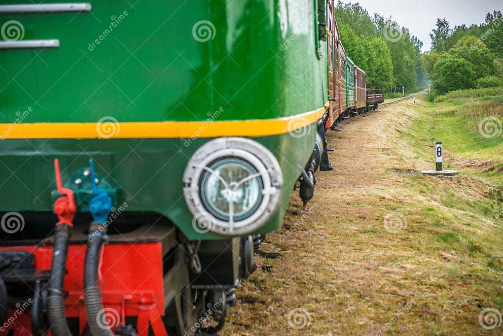 Train front view stock image. Image of summer, railroad - 88619989