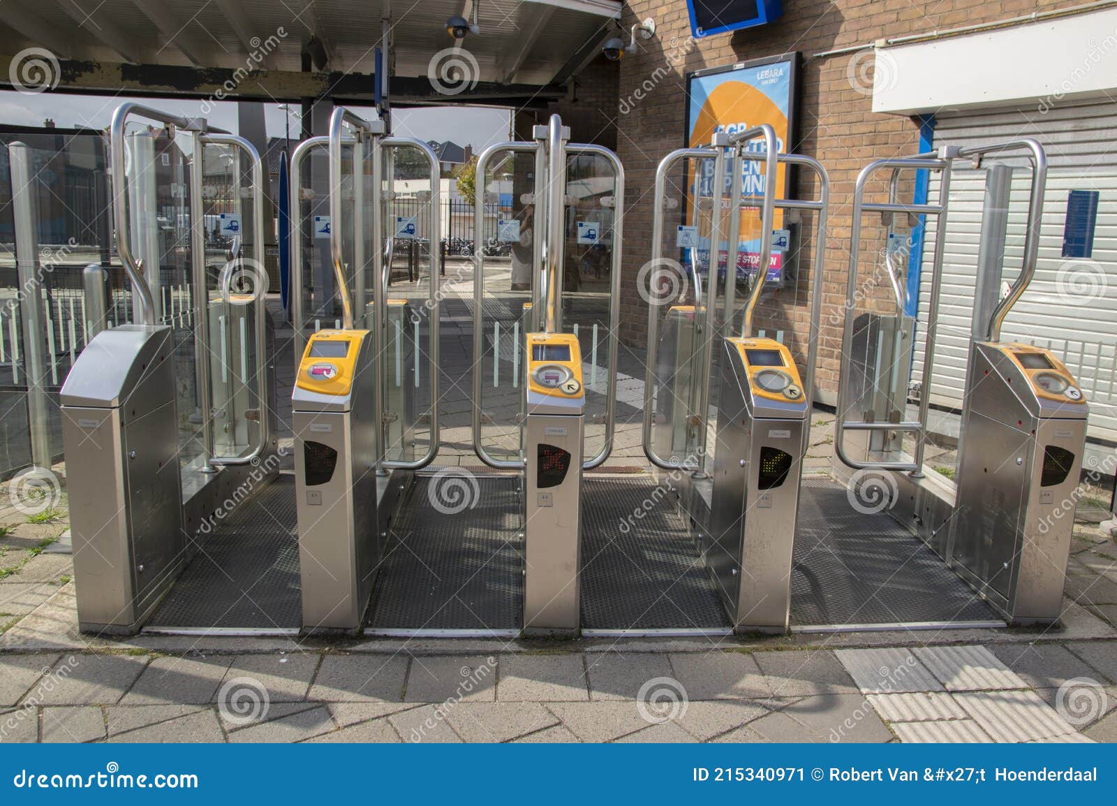 Chip Gates At Delft Central Station For Entrance Railway Platforms ...