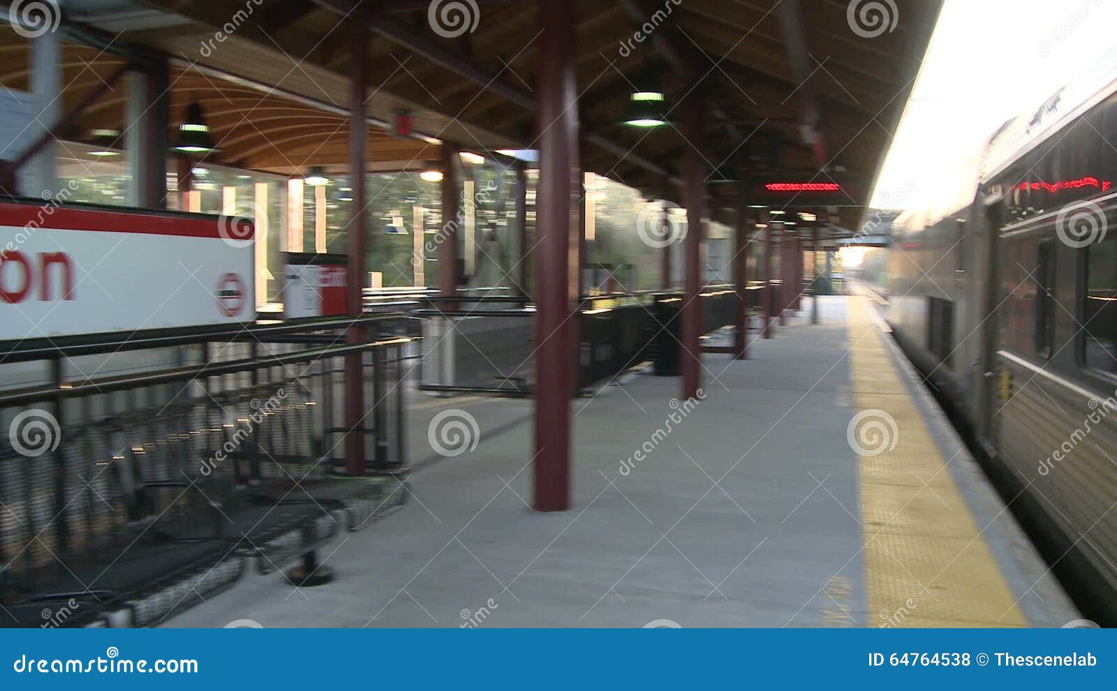 A Train Going through Madison Station Stock Footage - Video of amtrak ...