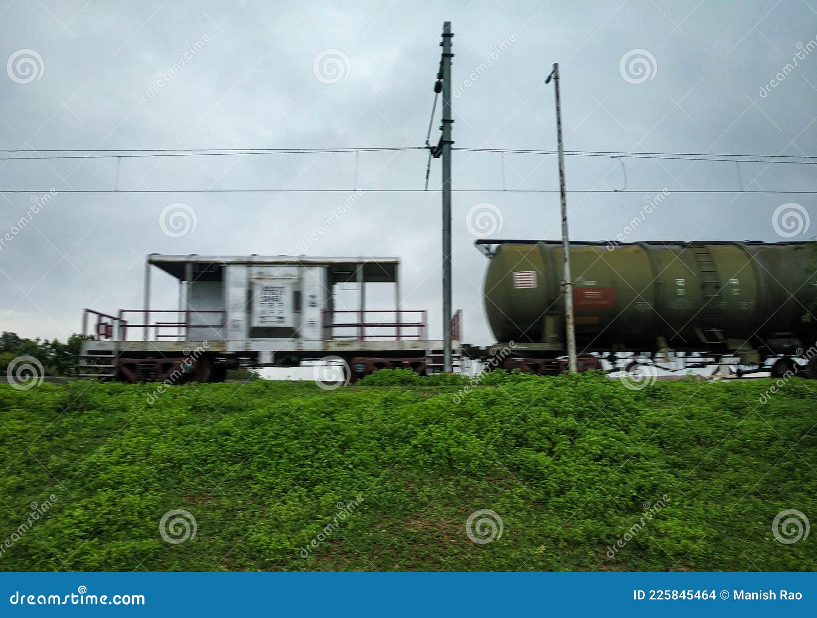 This Train is on and Going To it S Destination. Stock Photo - Image of ...