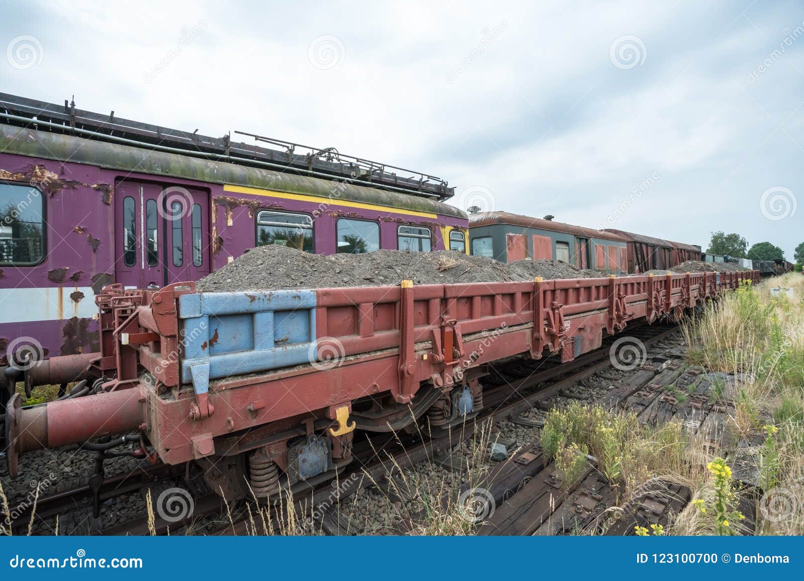 An train graveyard stock photo. Image of south, train - 123100700