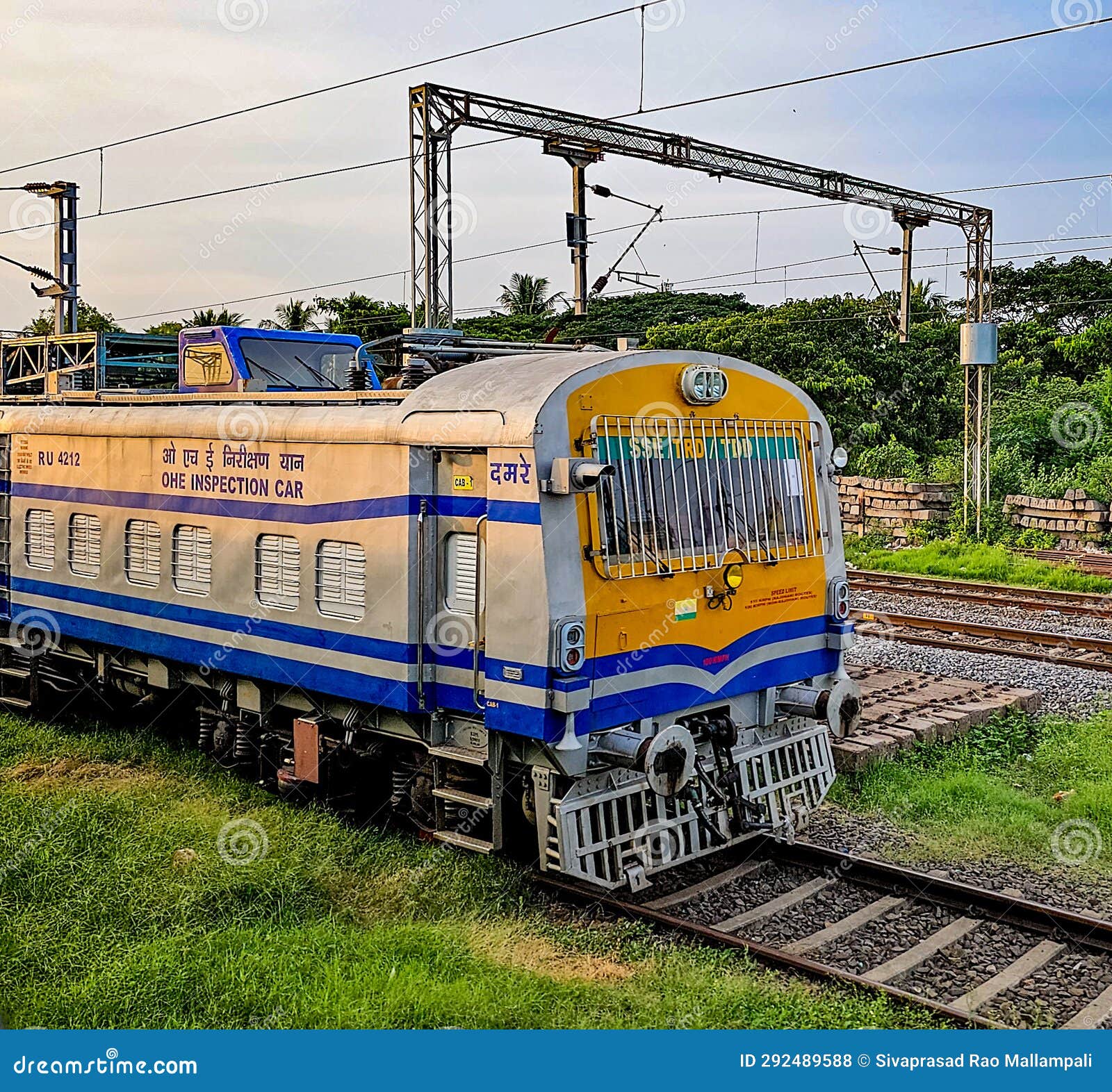 Accident Relief Train Halts at Railway Station in India Editorial Stock ...
