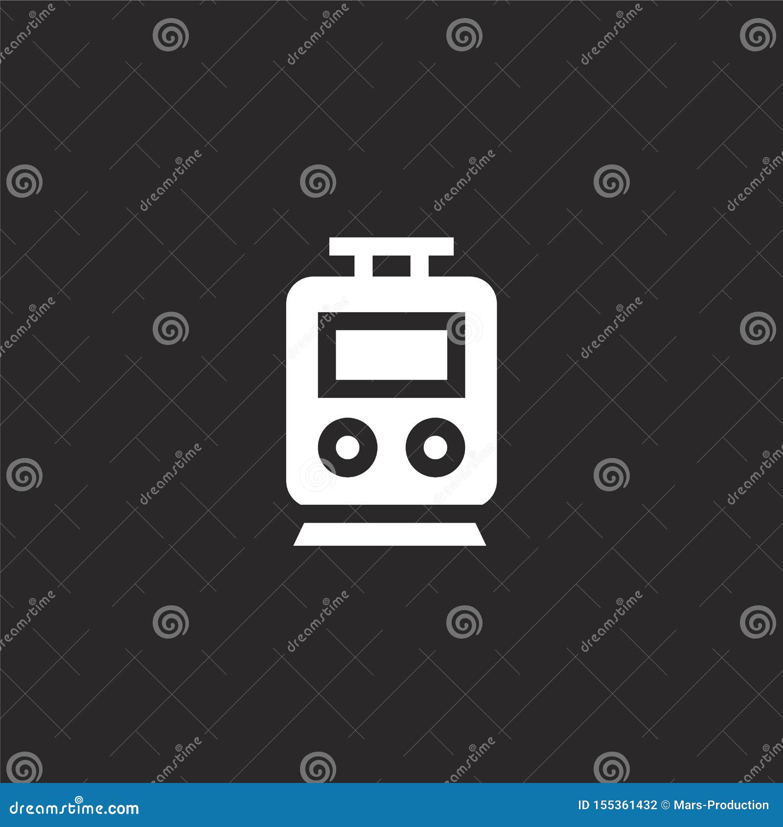 Train Icon. Filled Train Icon for Website Design and Mobile, App ...