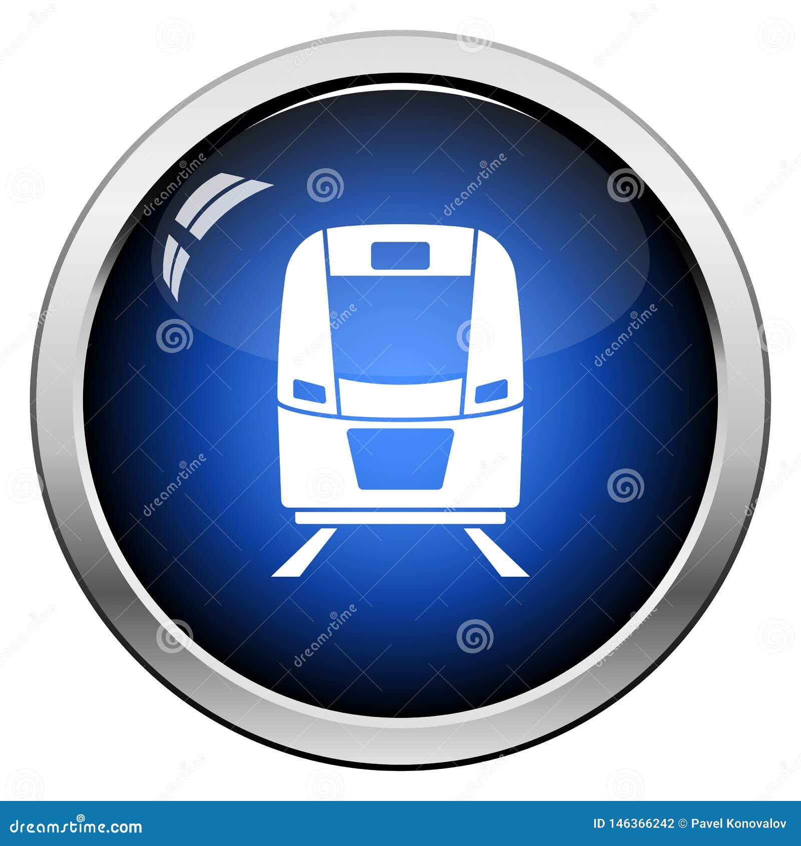 Train icon front view stock vector. Illustration of single - 146366242