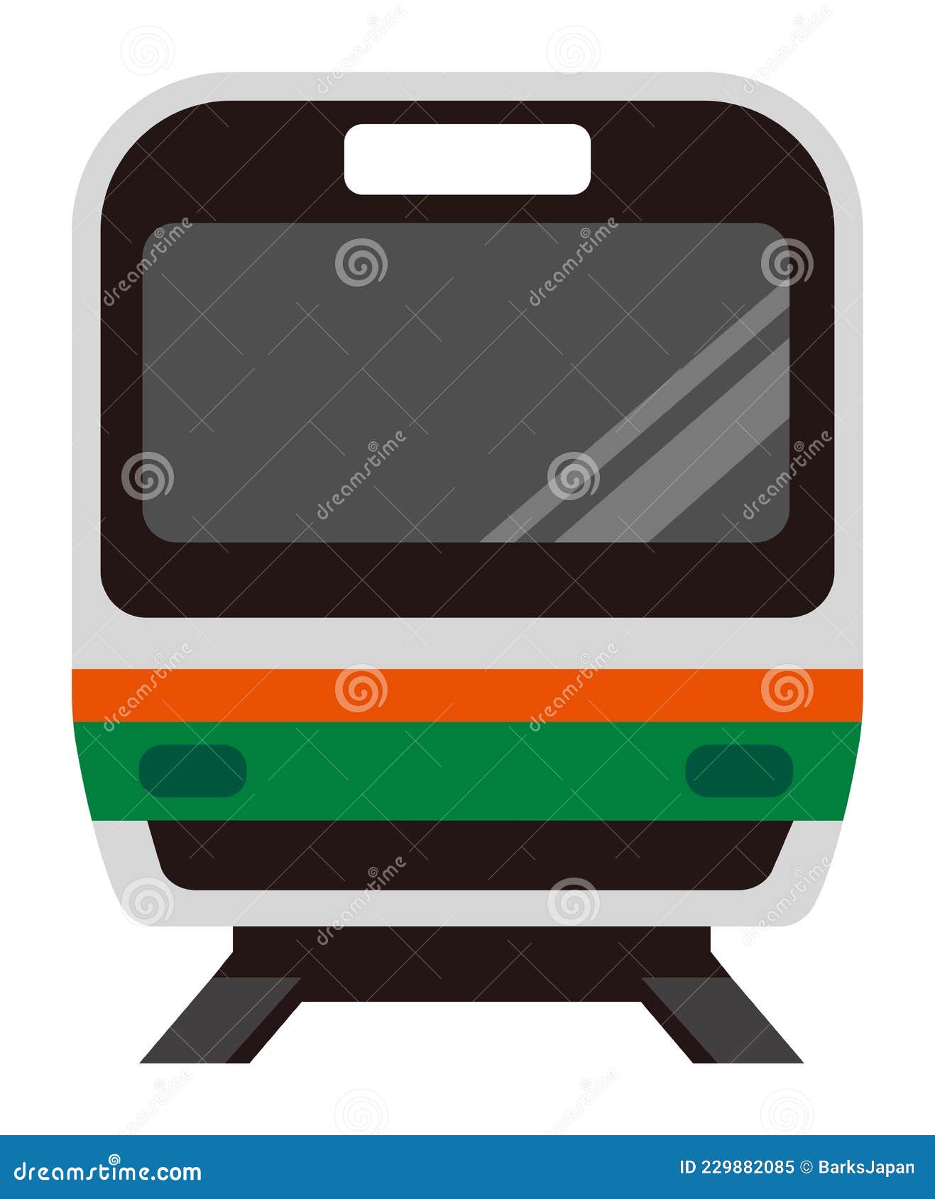 Train Icon Front View Vector Illustration Stock Vector - Illustration ...