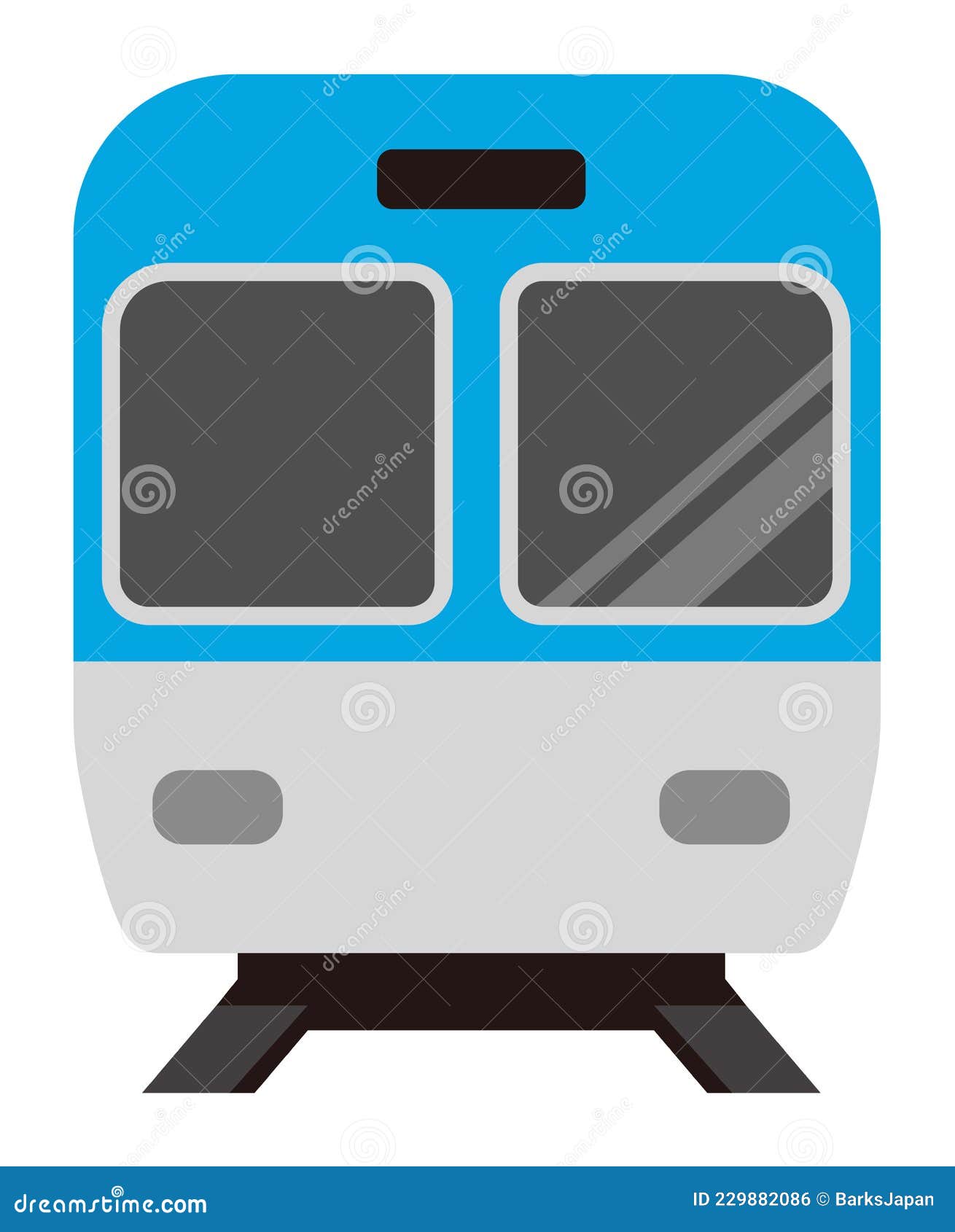 Train Icon Front View Vector Illustration Stock Vector - Illustration ...