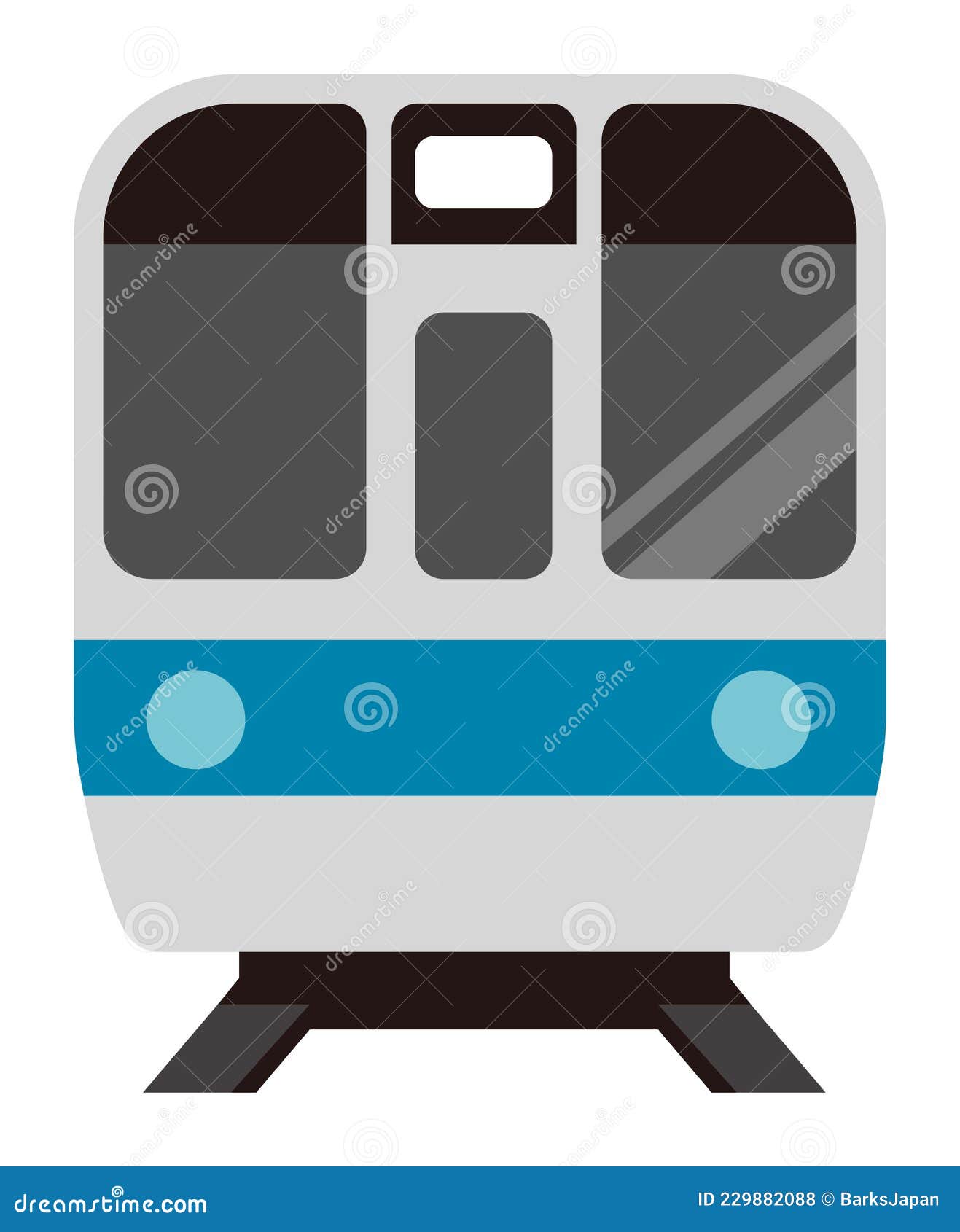 Train Icon Front View Vector Illustration Stock Vector - Illustration ...