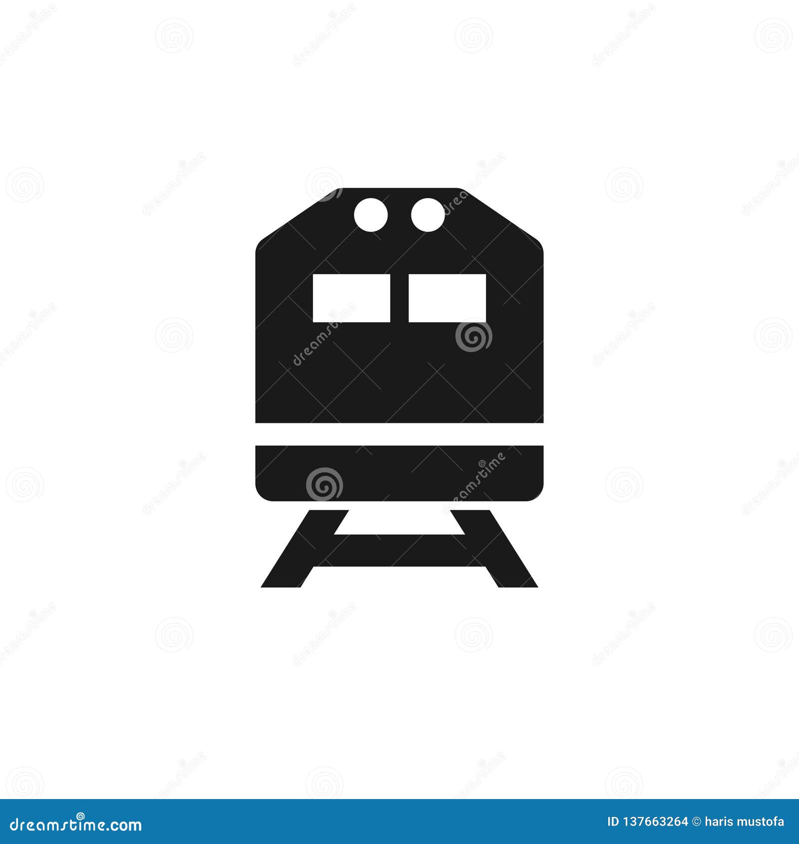 Train Icon Graphic Design Template Vector Stock Vector - Illustration ...