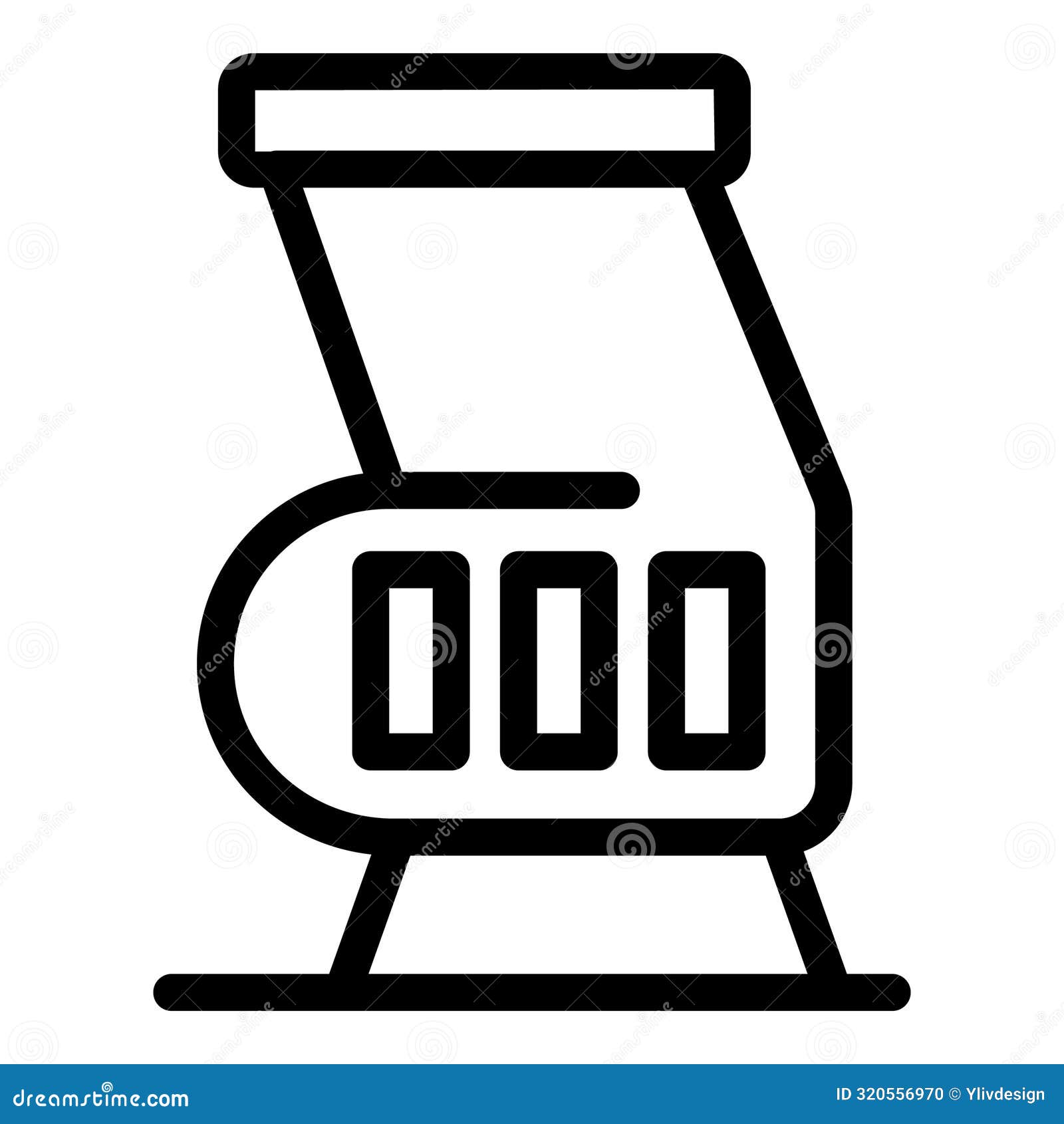 Train Icon Illustration on White Background Stock Vector - Illustration ...