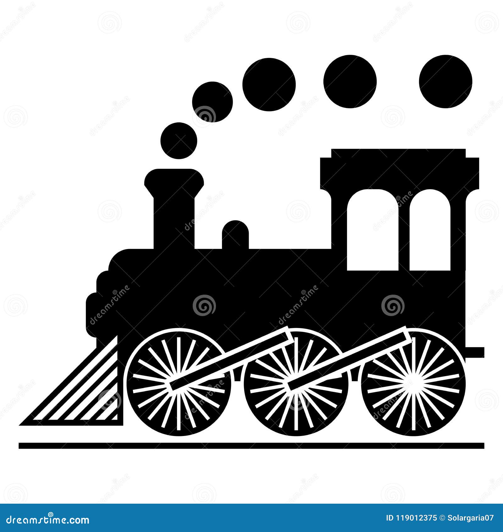 Train Pictogram Isolated Stock Illustrations – 6,365 Train Pictogram ...