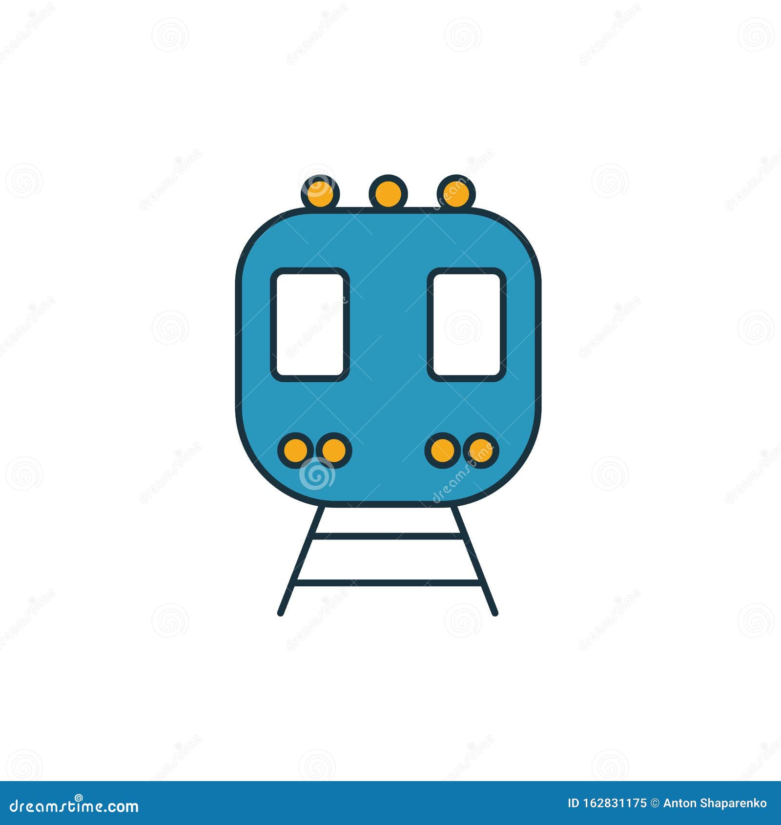 Train Icon. Simple Element from Transport Icons Collection Stock ...