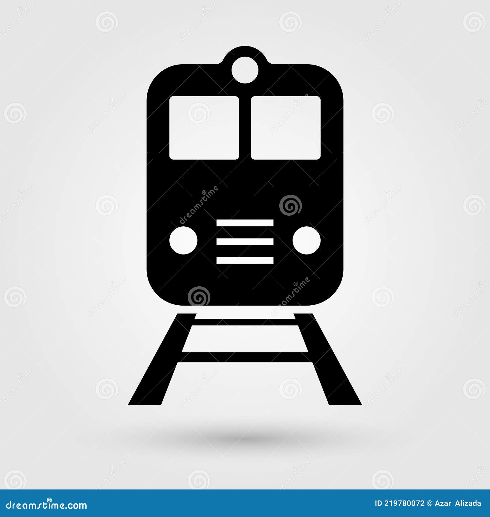 Train Icon. Subway, Metro, Railway Transportation Symbol Vector ...