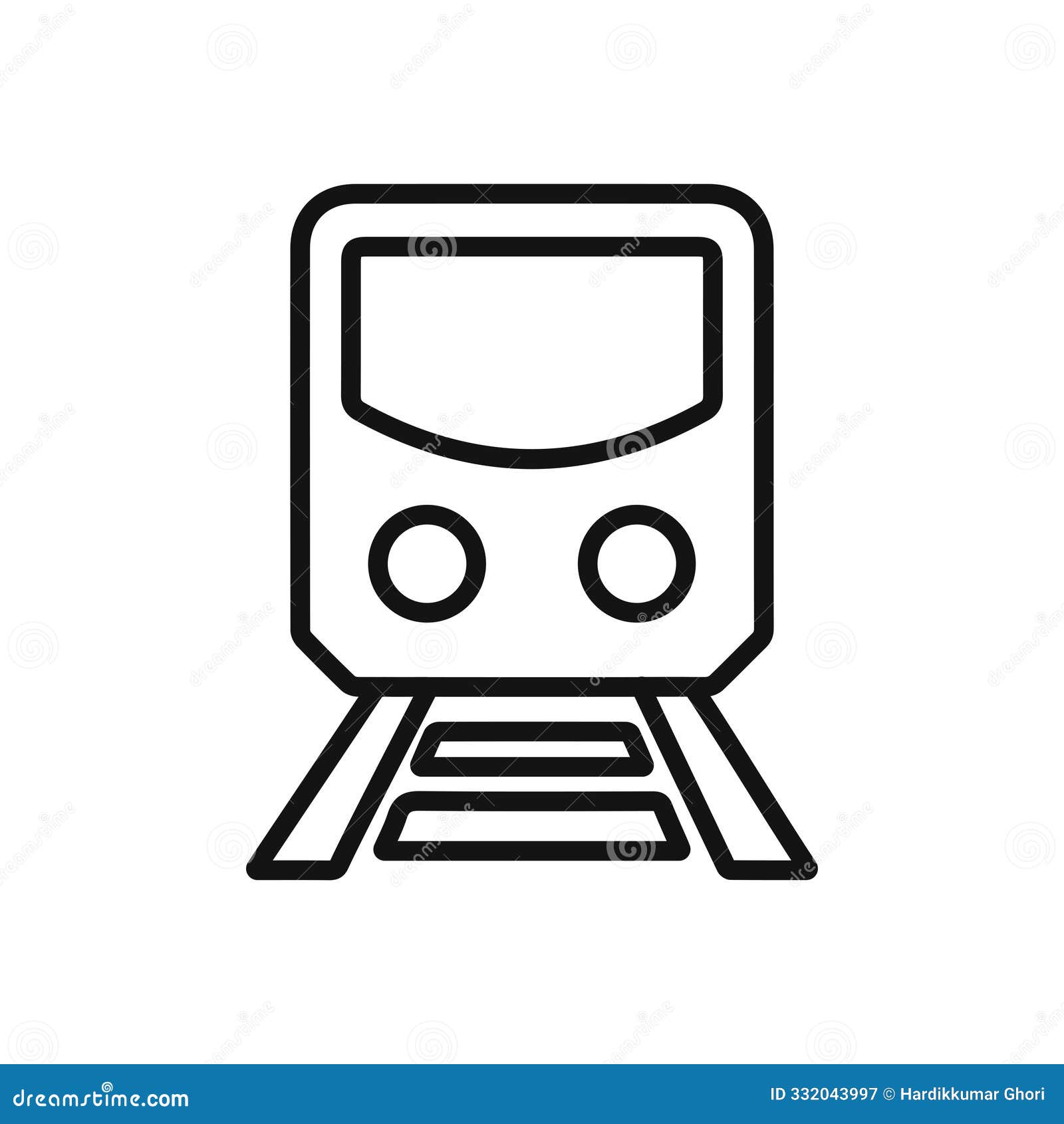 Train Icon Symbol on White Background Stock Vector - Illustration of ...