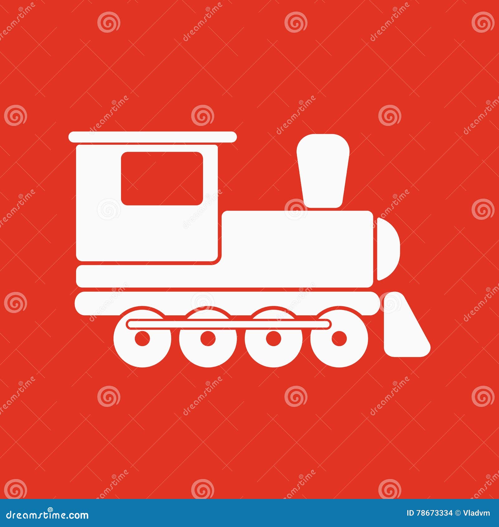 The Train Icon. Travel Symbol Stock Vector - Illustration of symbol ...