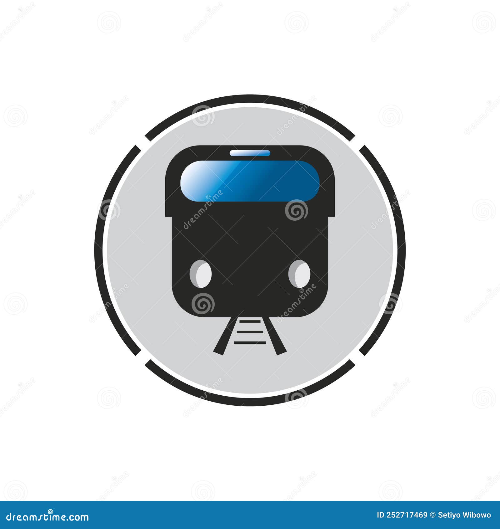 Train Icon Vector Background Stock Vector - Illustration of ...