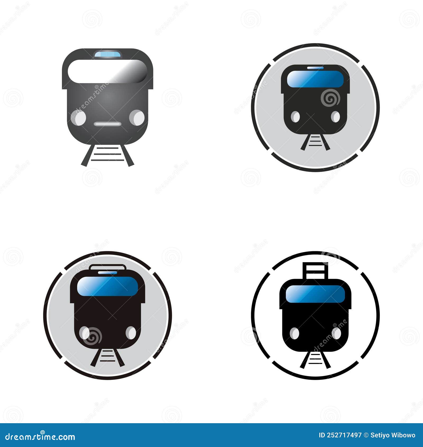 Train Icon Vector Background Stock Vector - Illustration of silhouette ...