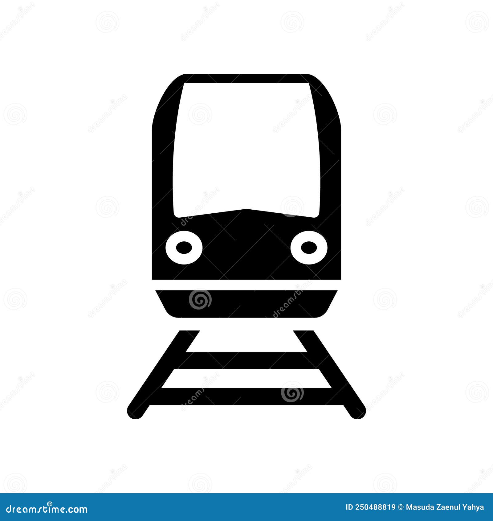 Train icon template stock vector. Illustration of transportable - 250488819