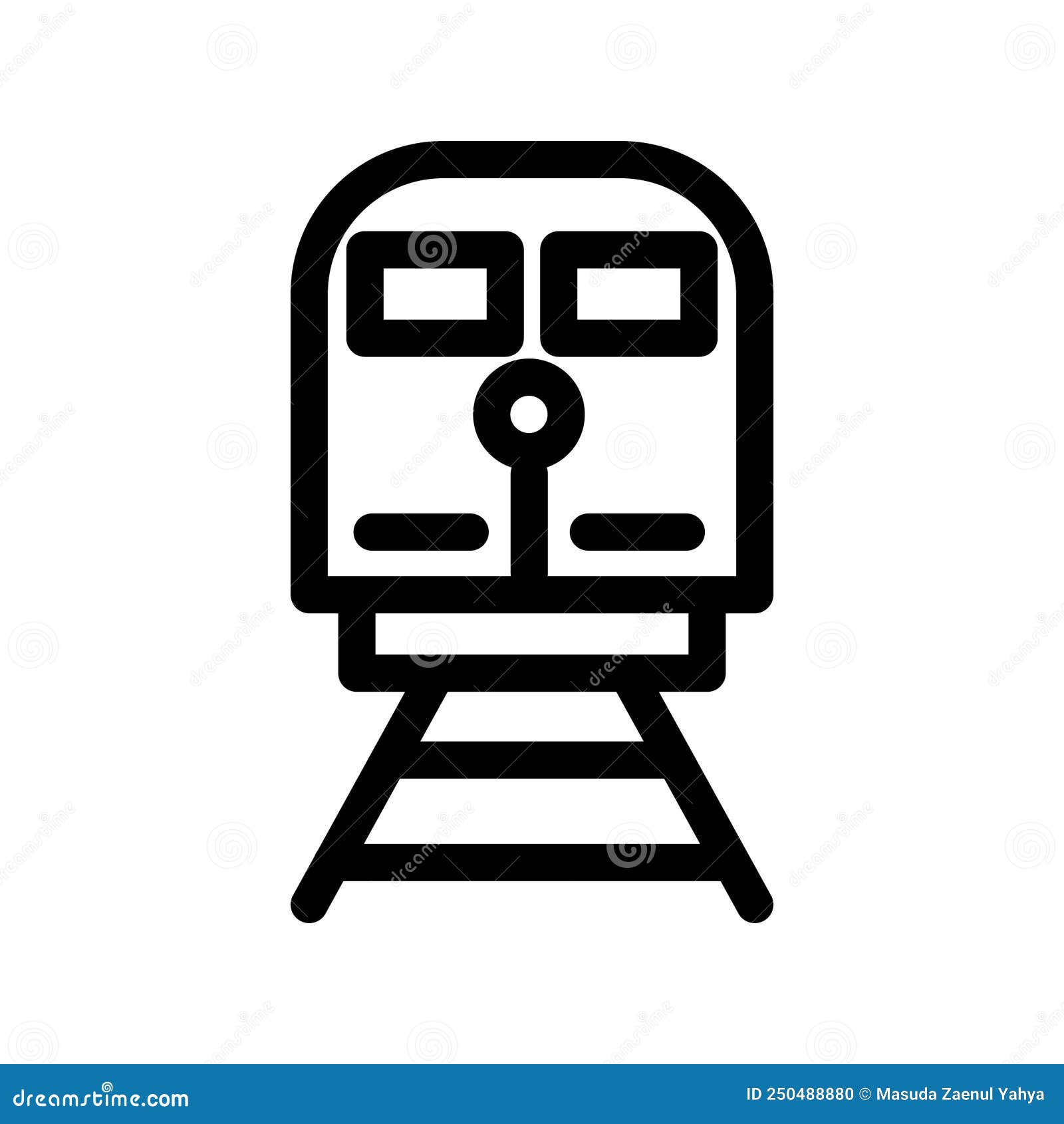 Train icon template stock vector. Illustration of trip - 250488880