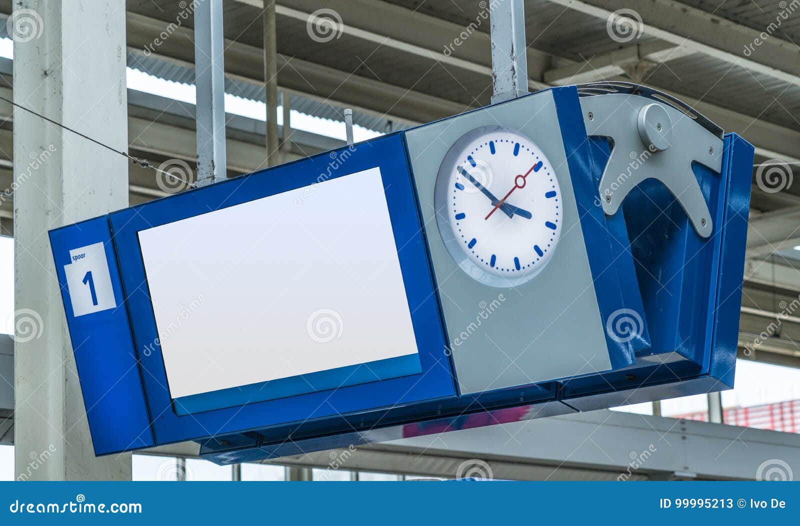 Train information sign stock image. Image of intercity - 99995213