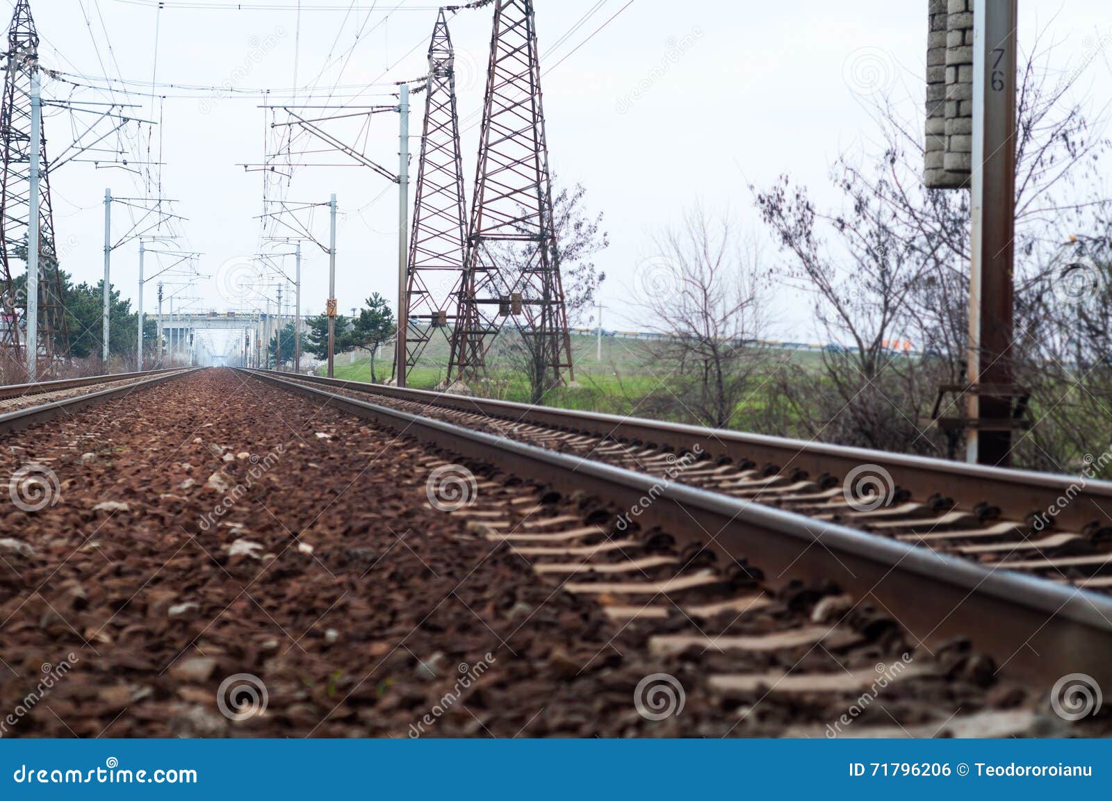 Train infrastructure stock photo. Image of land, detail - 71796206