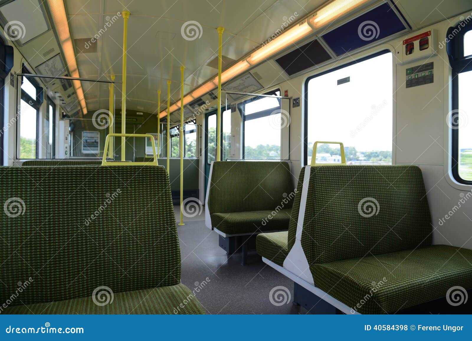 Train interior stock photo. Image of suburban, dart, transit - 40584398