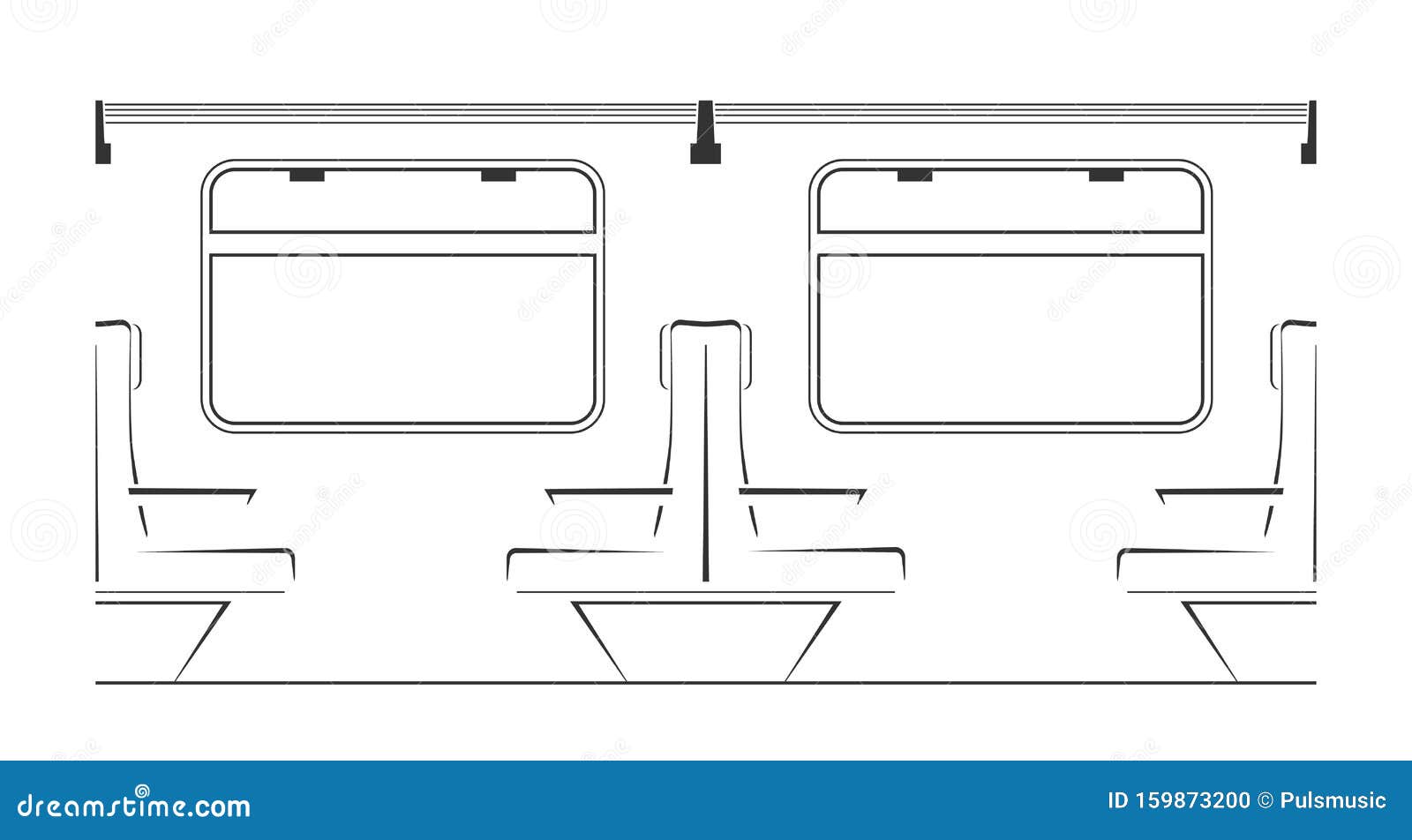 Train Interior Passengers Isometric Flowchart Cartoon Vector ...