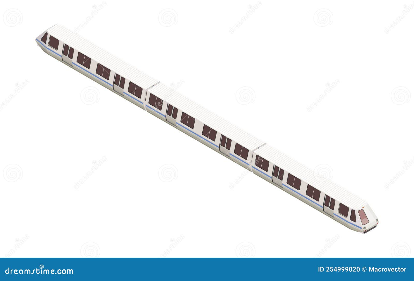 Train Isometric Illustration Stock Vector - Illustration of platform ...