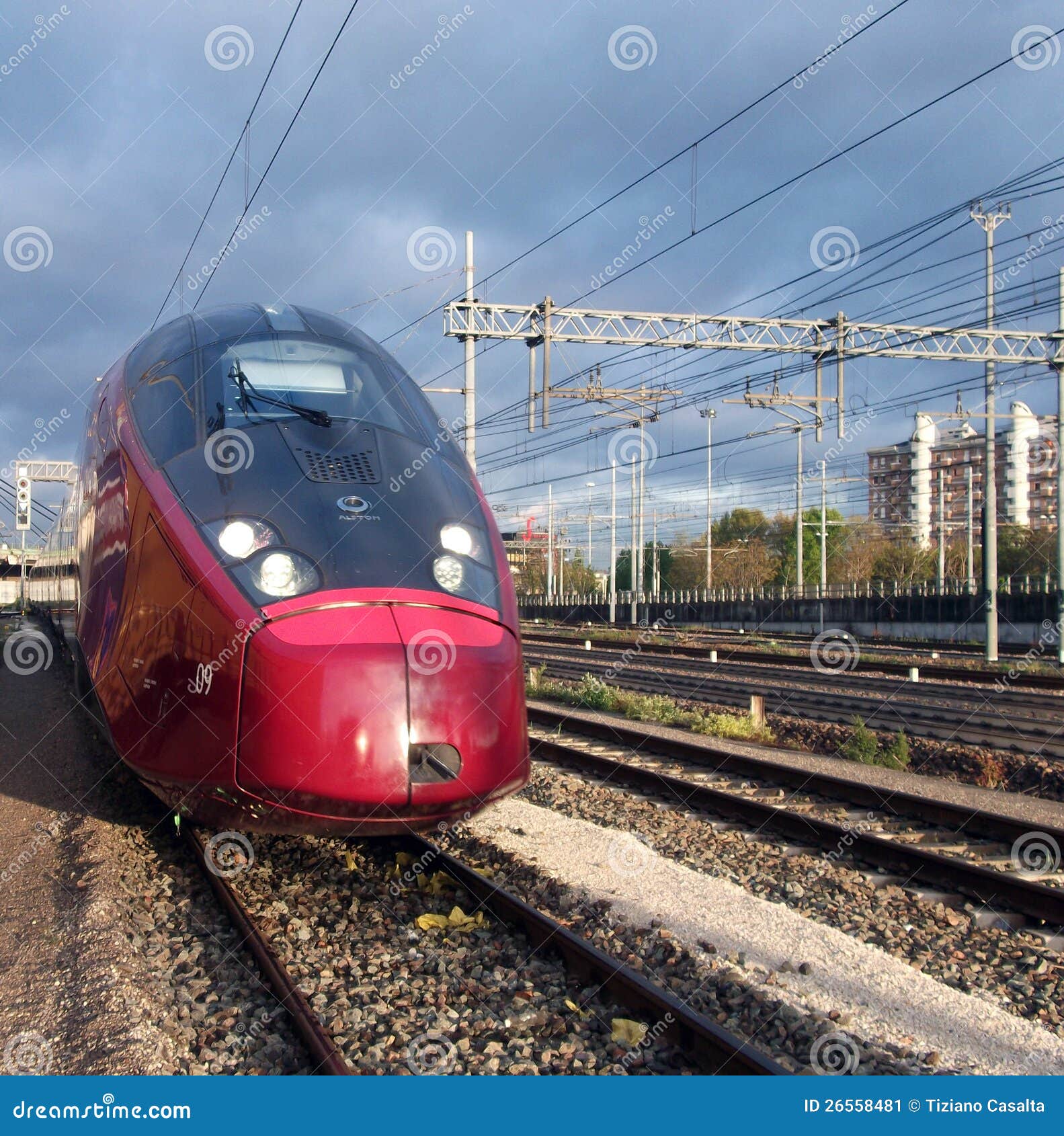 Train Italo editorial photo. Image of haul, iron, italy - 26558481