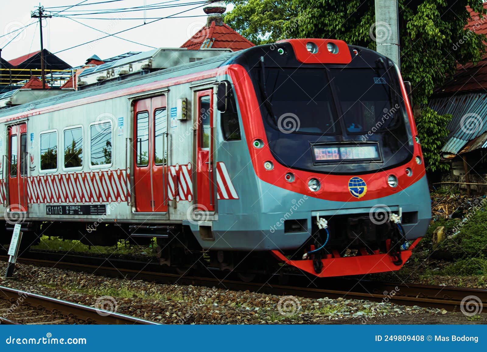 The Train that Just Left the Station Editorial Stock Photo - Image of ...