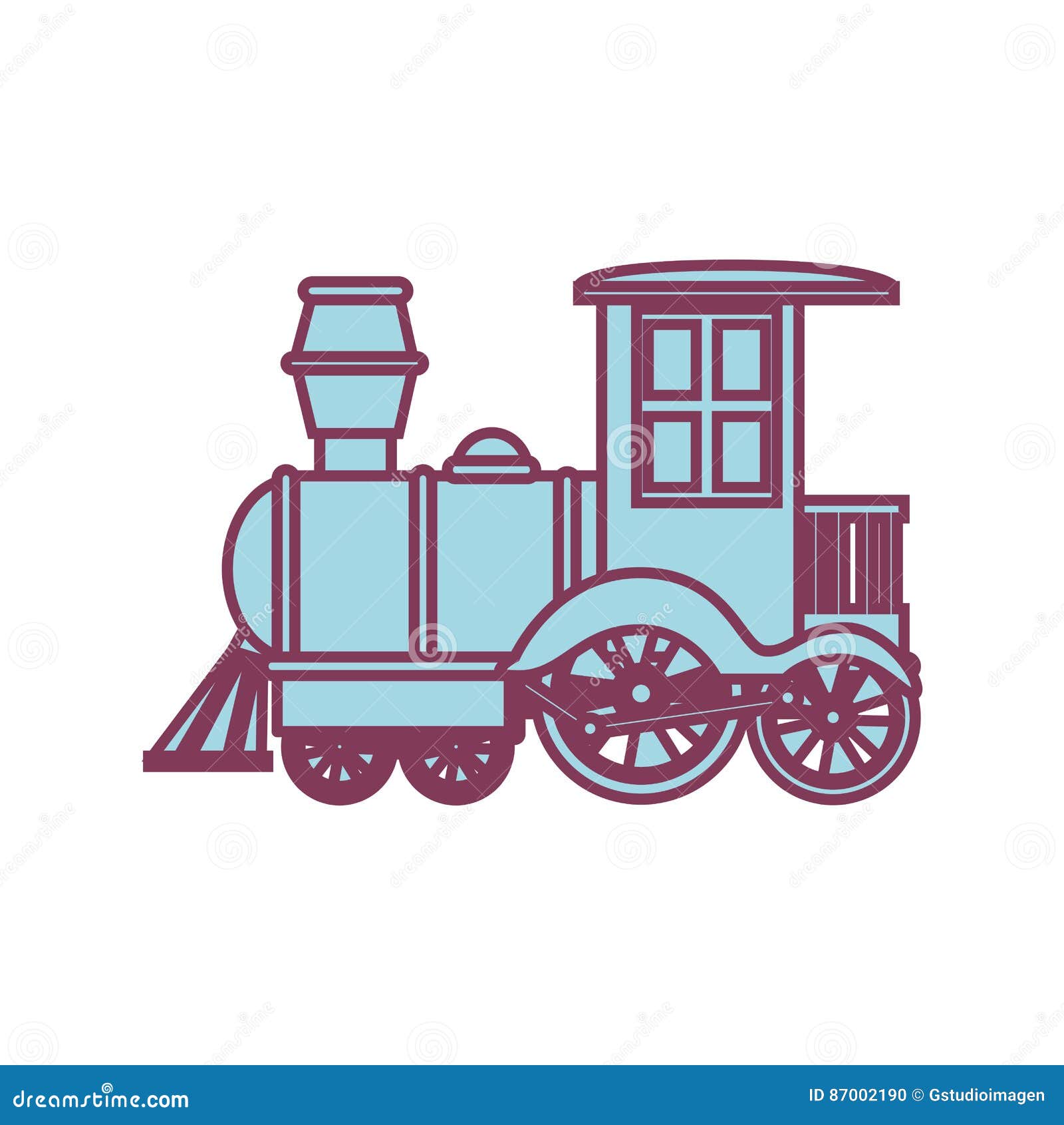 Train Kids Coloring Pages Royalty-Free Cartoon | CartoonDealer.com ...