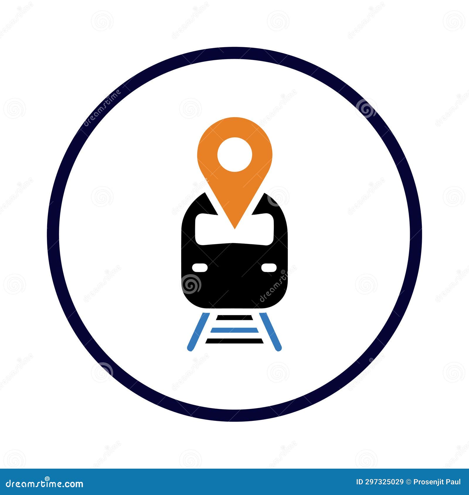 Train, Location, Pin, Car, Train Location Pin Icon Stock Vector ...