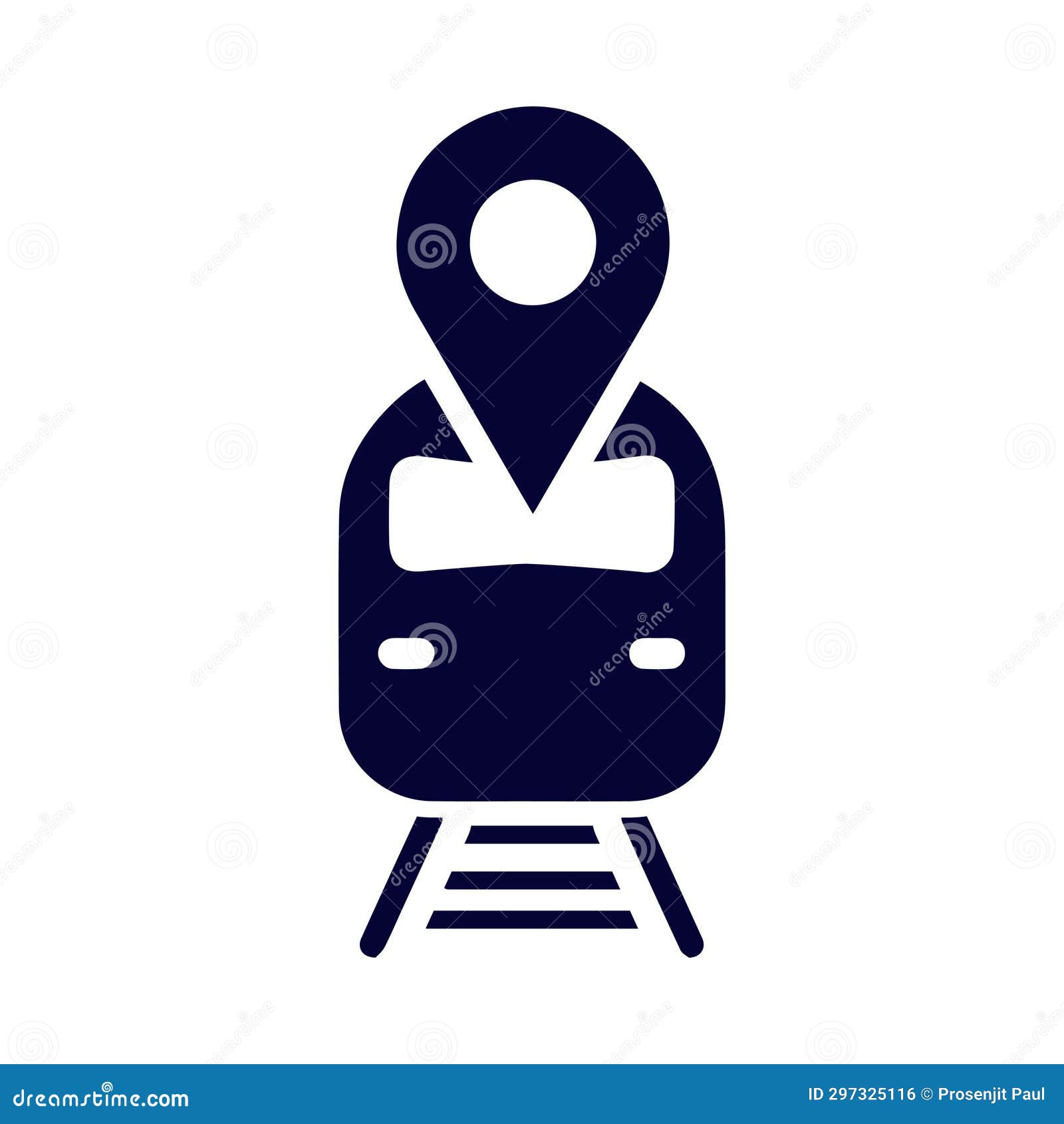Train, Location, Pin, Car, Train Location Pin Icon Stock Vector ...