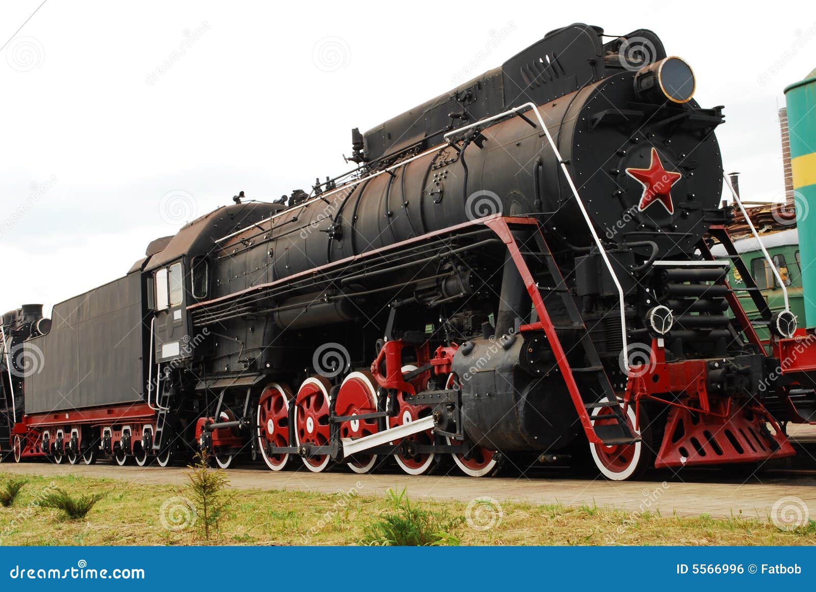 Train Locomotive Royalty-Free Stock Image | CartoonDealer.com #5566996