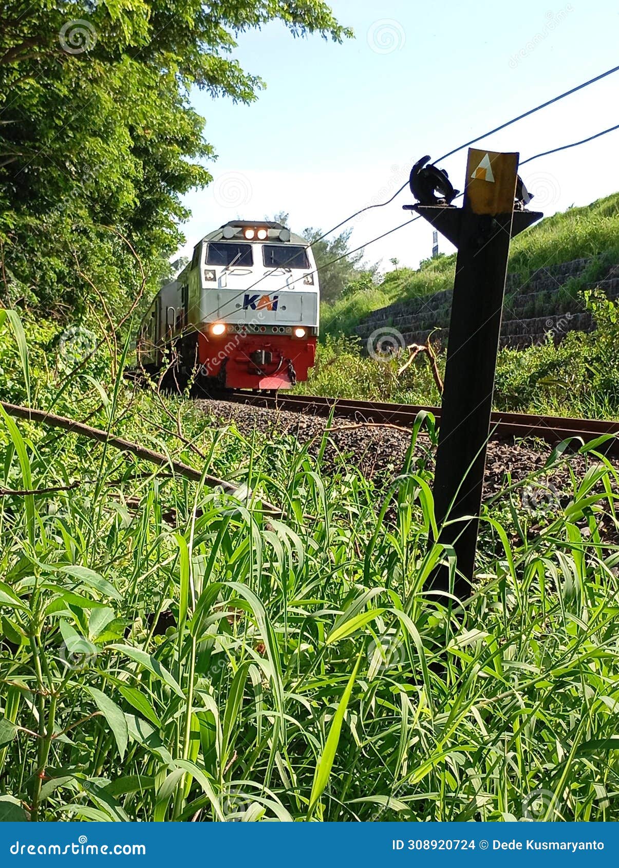 The train here come editorial stock image. Image of passing - 308920724
