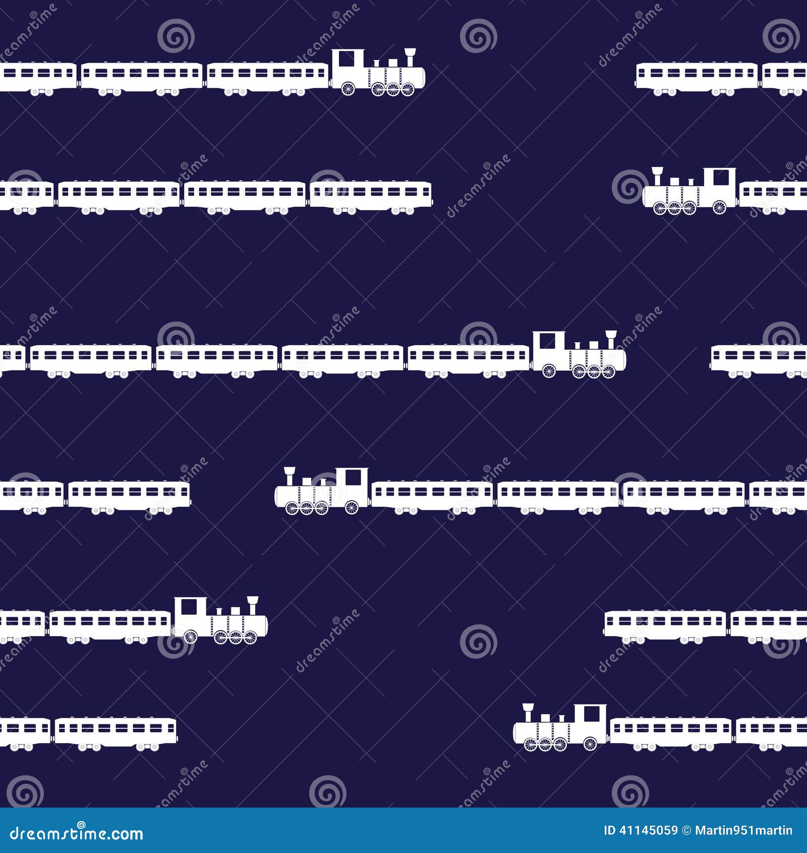 Train Locomotive and Wagon Pattern Eps10 Stock Vector - Illustration of ...