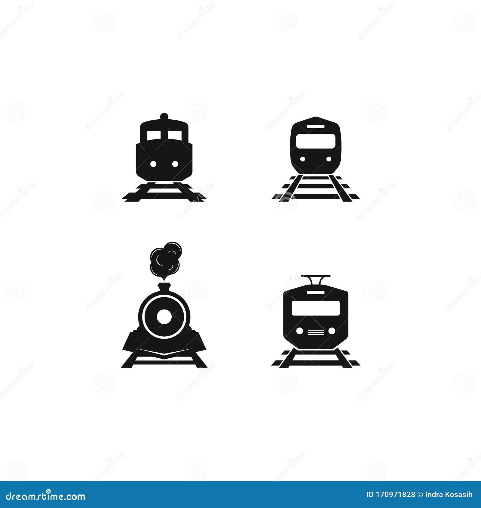 Train Logo Concept Icon Illustration Stock Vector - Illustration of ...