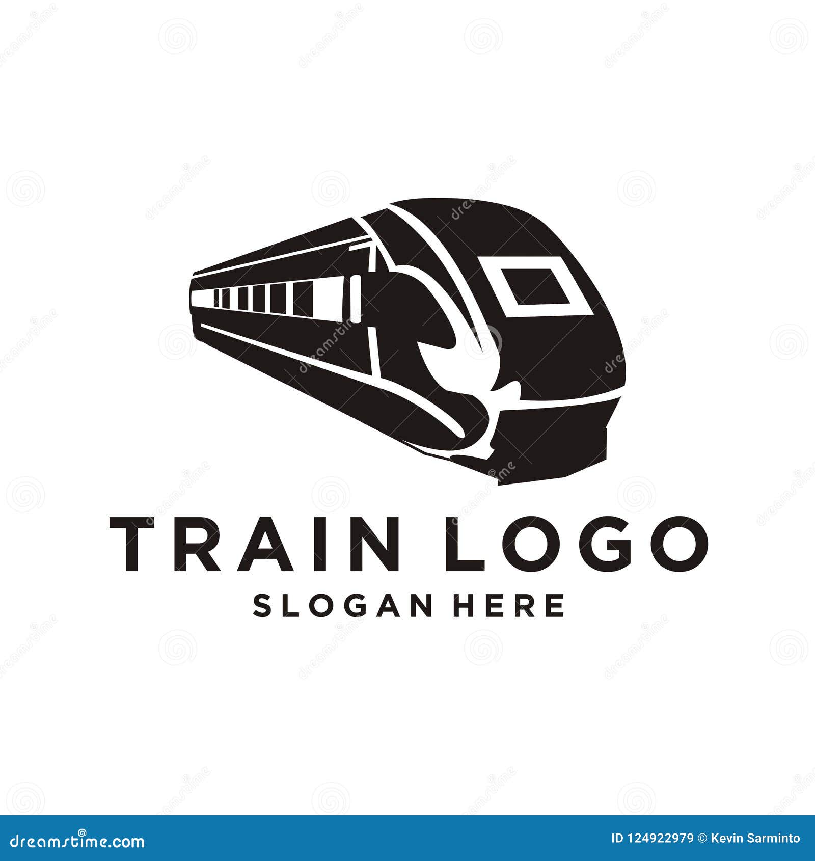 Train logo design stock vector. Illustration of business - 124922979