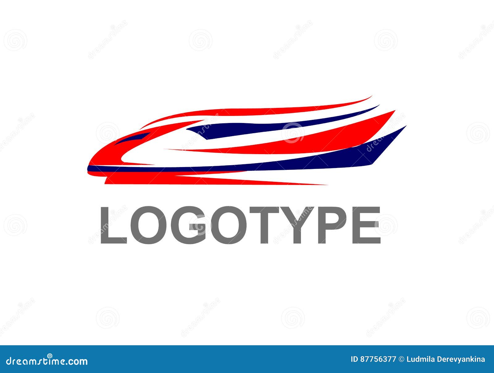 Train Logo Original Design Set, Modern Railway Railroad Transport ...