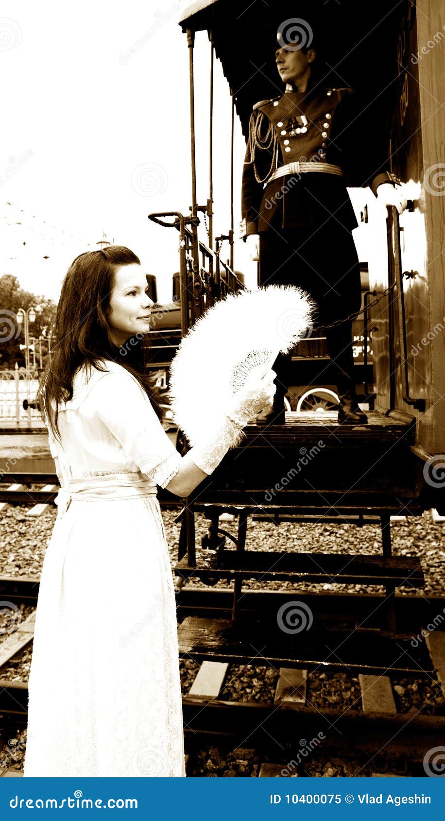 Train love story stock image. Image of woman, train, tracks - 10400075