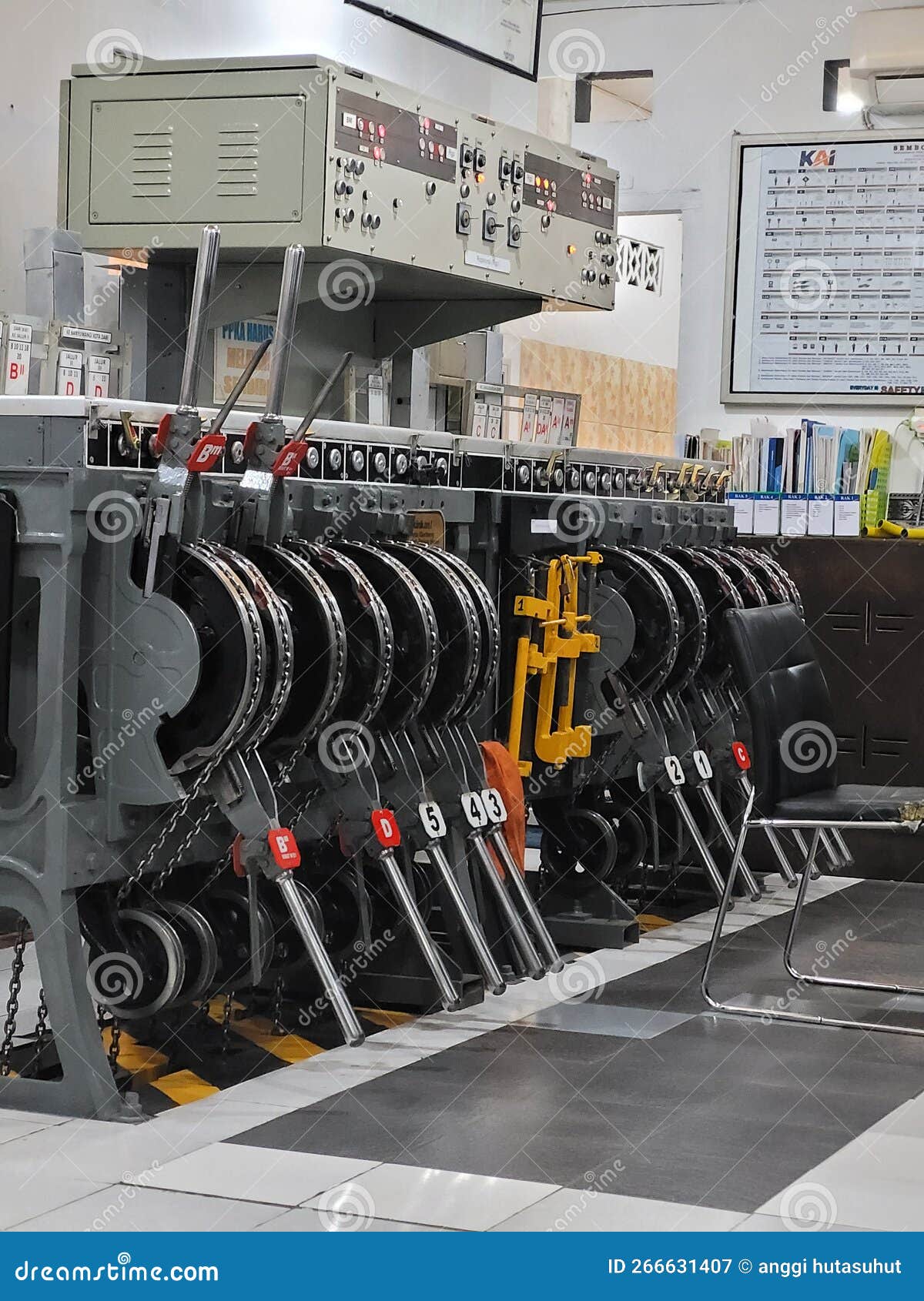 Train Machine Station Operation Stock Image - Image of station, vehicle ...