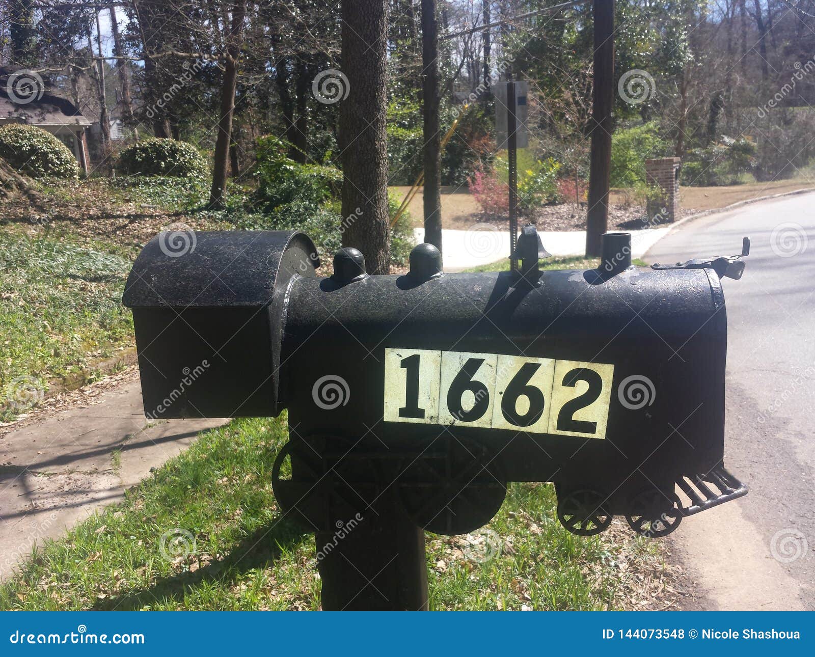 Train Mailbox stock photo. Image of locomotive, mailbox - 144073548