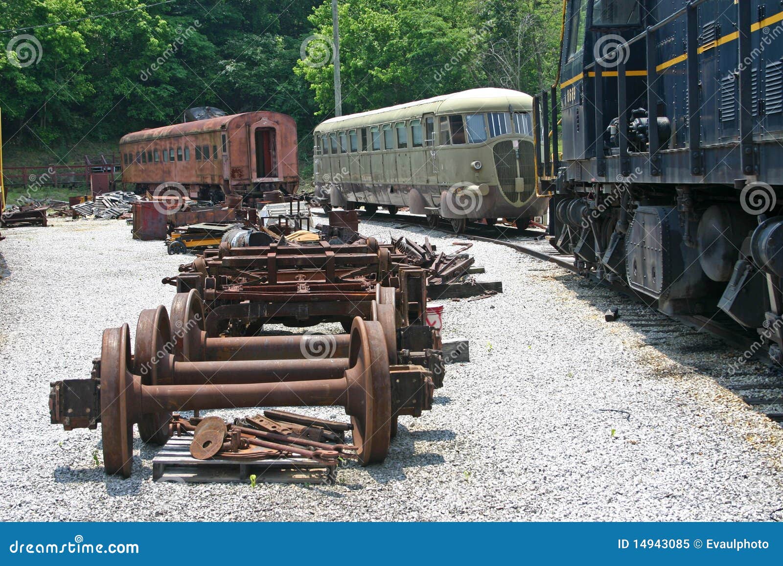 Train Maintenance Yard stock image. Image of travel, transportation ...