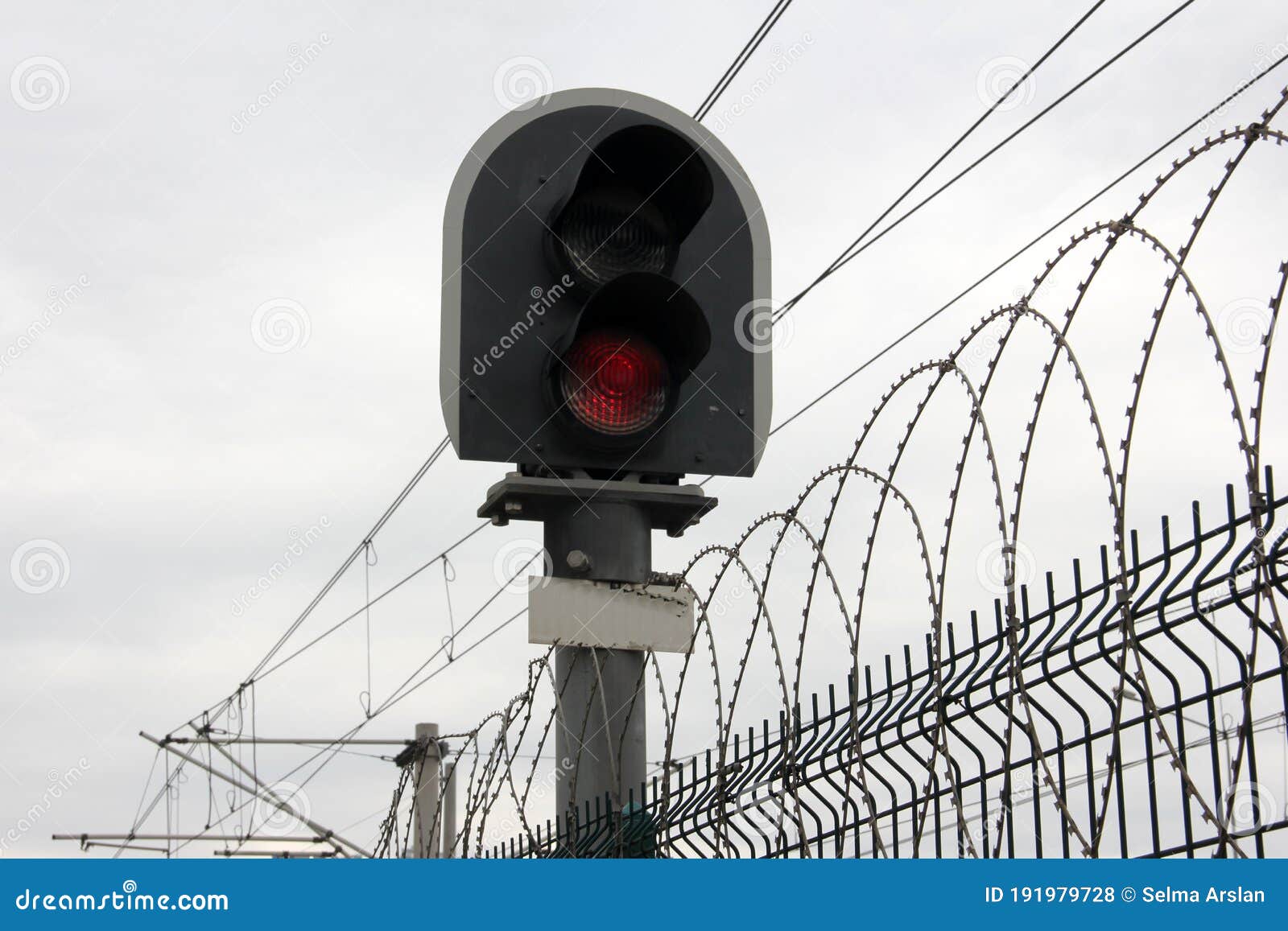 Train and Metro Warning and Warning Lights Stock Photo - Image of metro ...