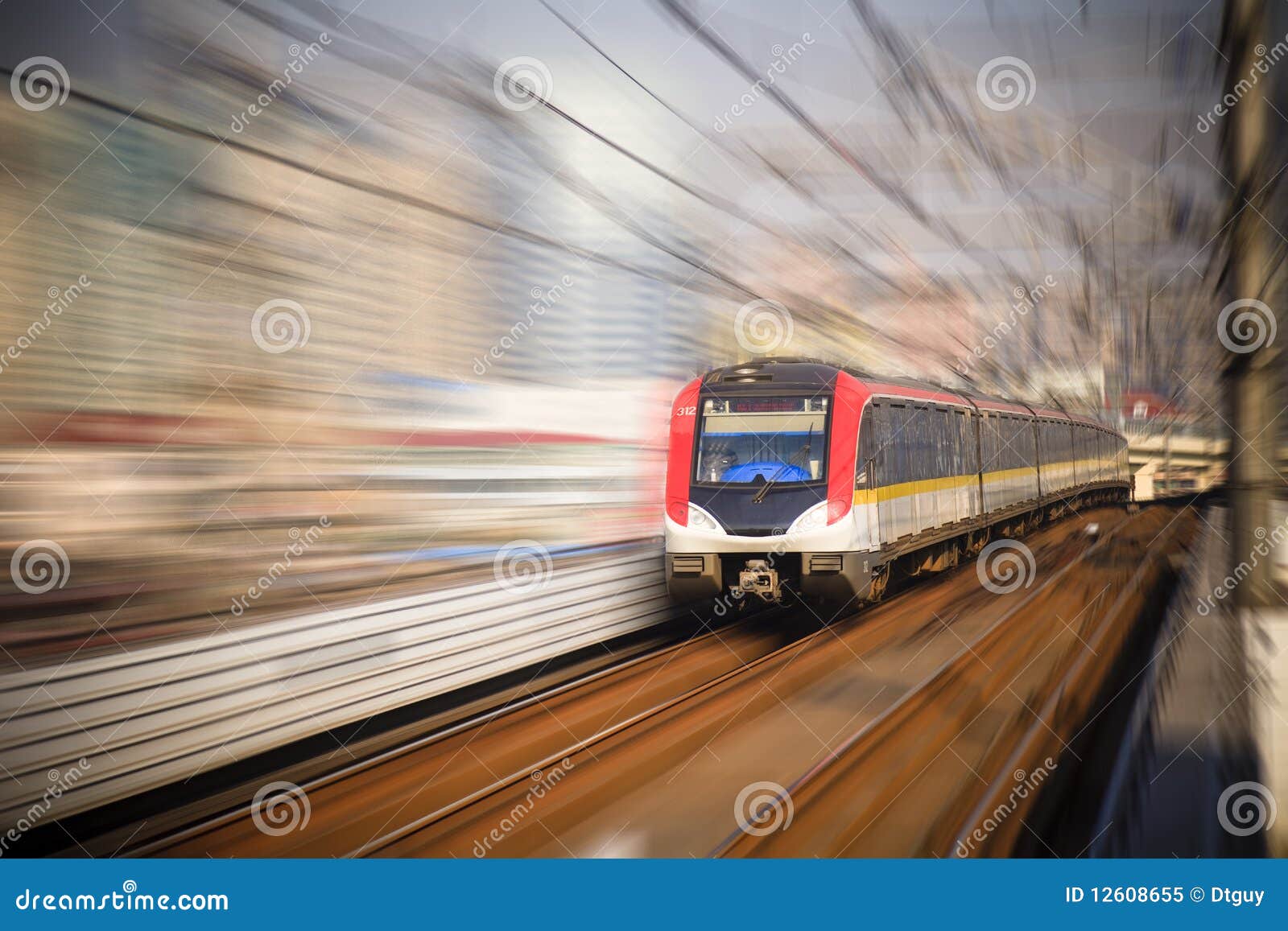 Train motion blur stock image. Image of platform, depot - 12608655