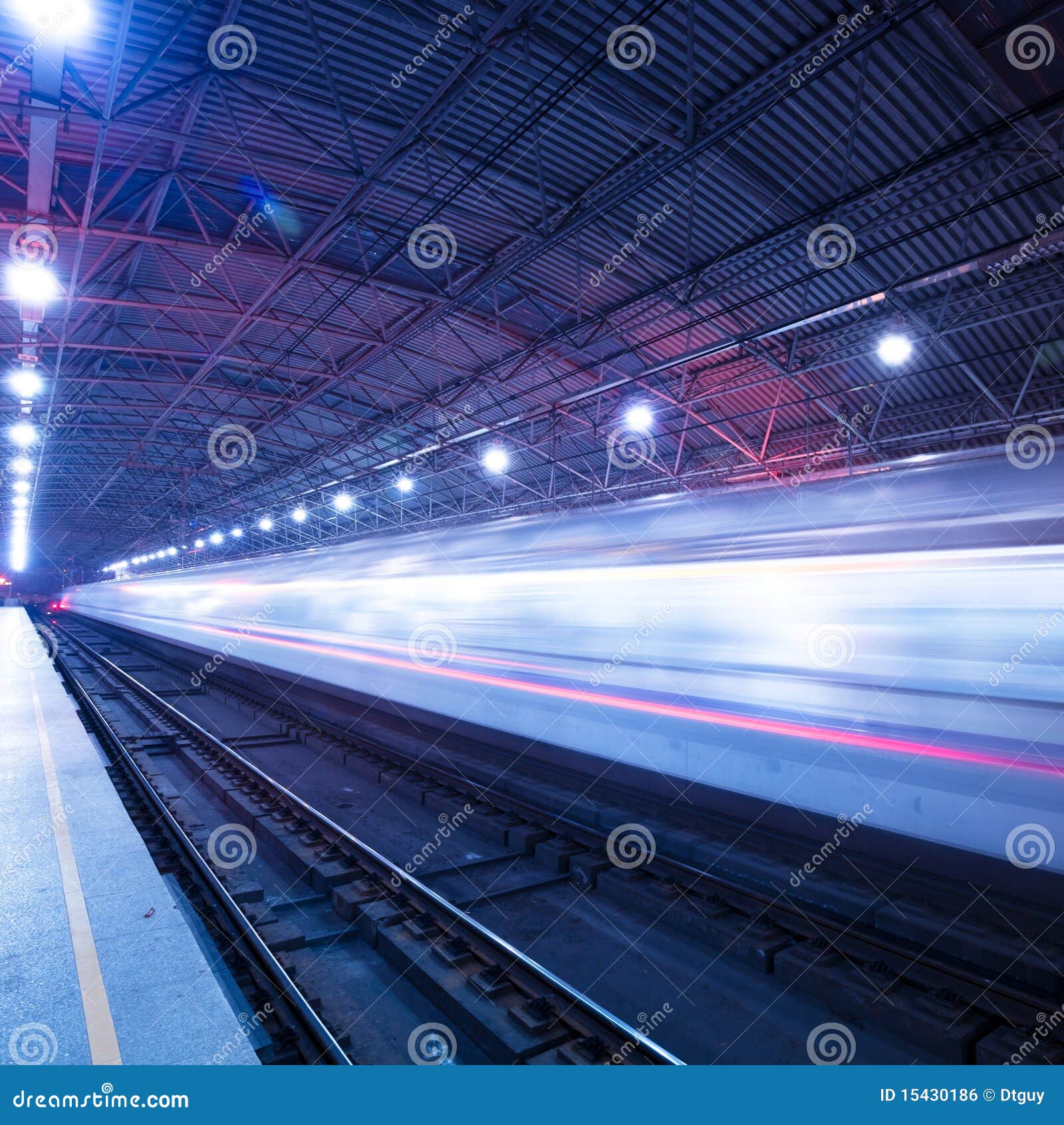 Train motion blur stock photo. Image of passenger, railway - 15430186