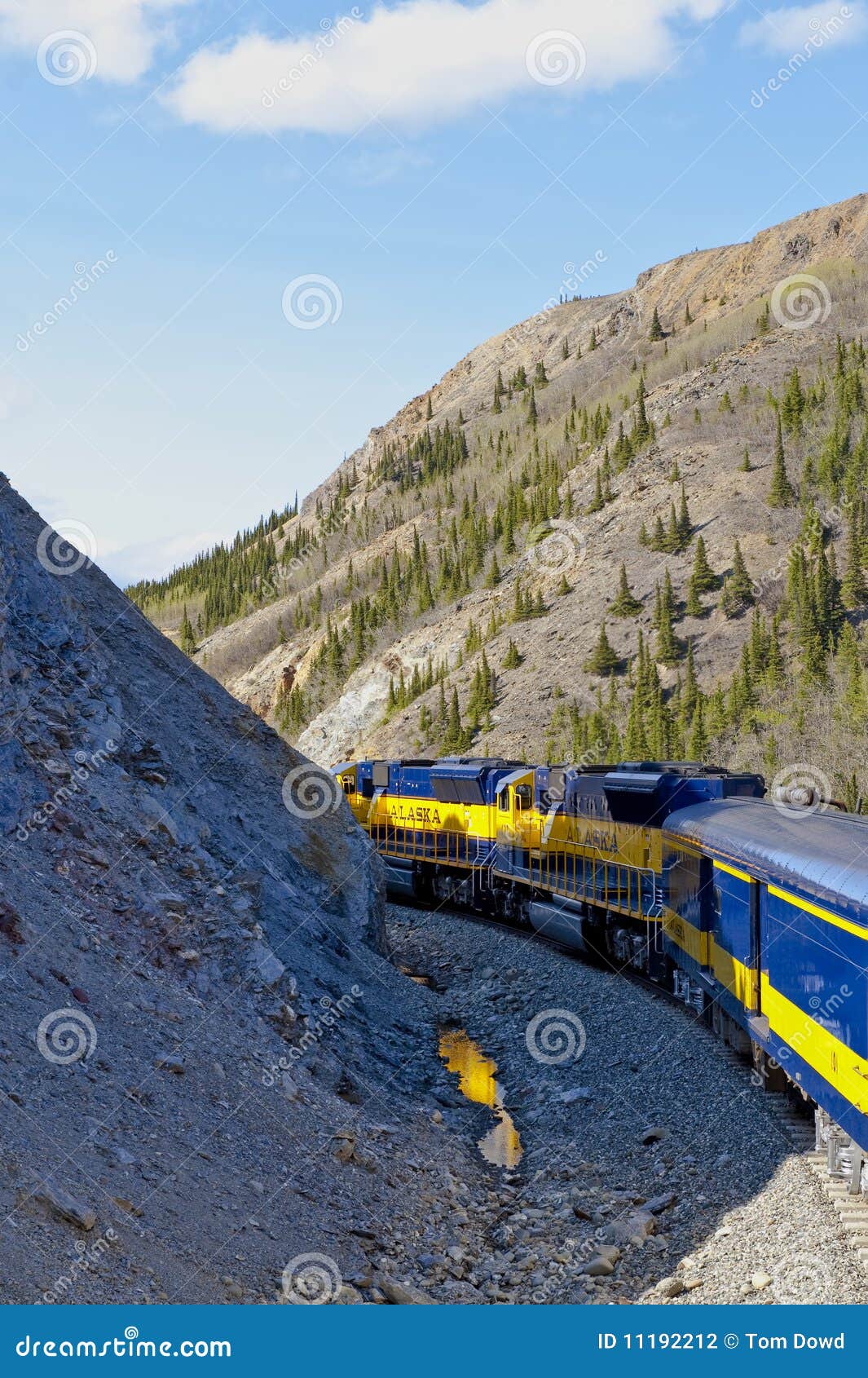 Train in mountains stock photo. Image of wilderness, train - 11192212