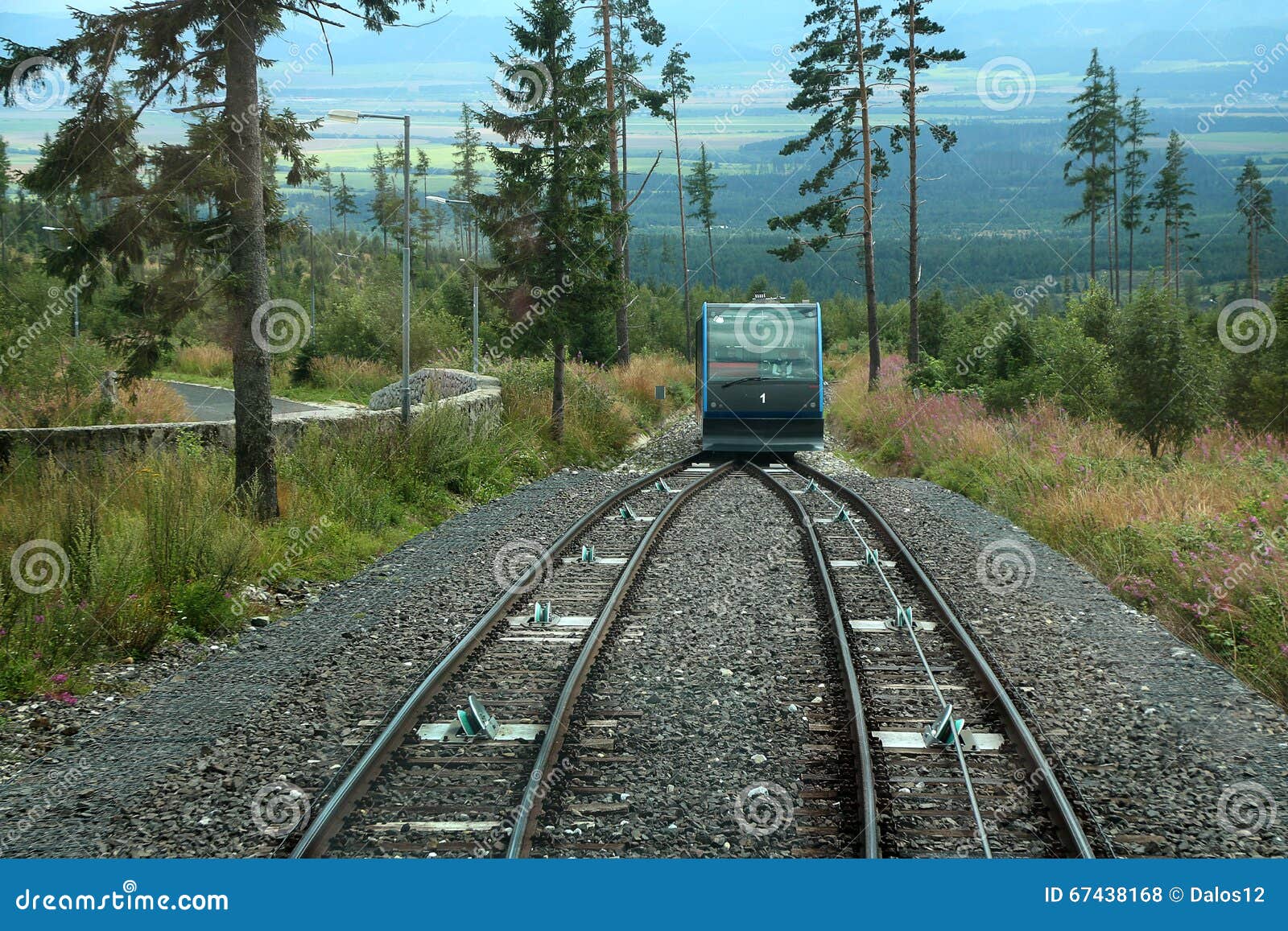 Train in mountains stock photo. Image of landscape, metal - 67438168