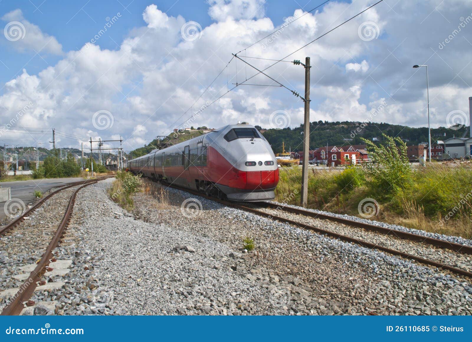 Train nsb type 73 stock image. Image of line, outside - 26110685